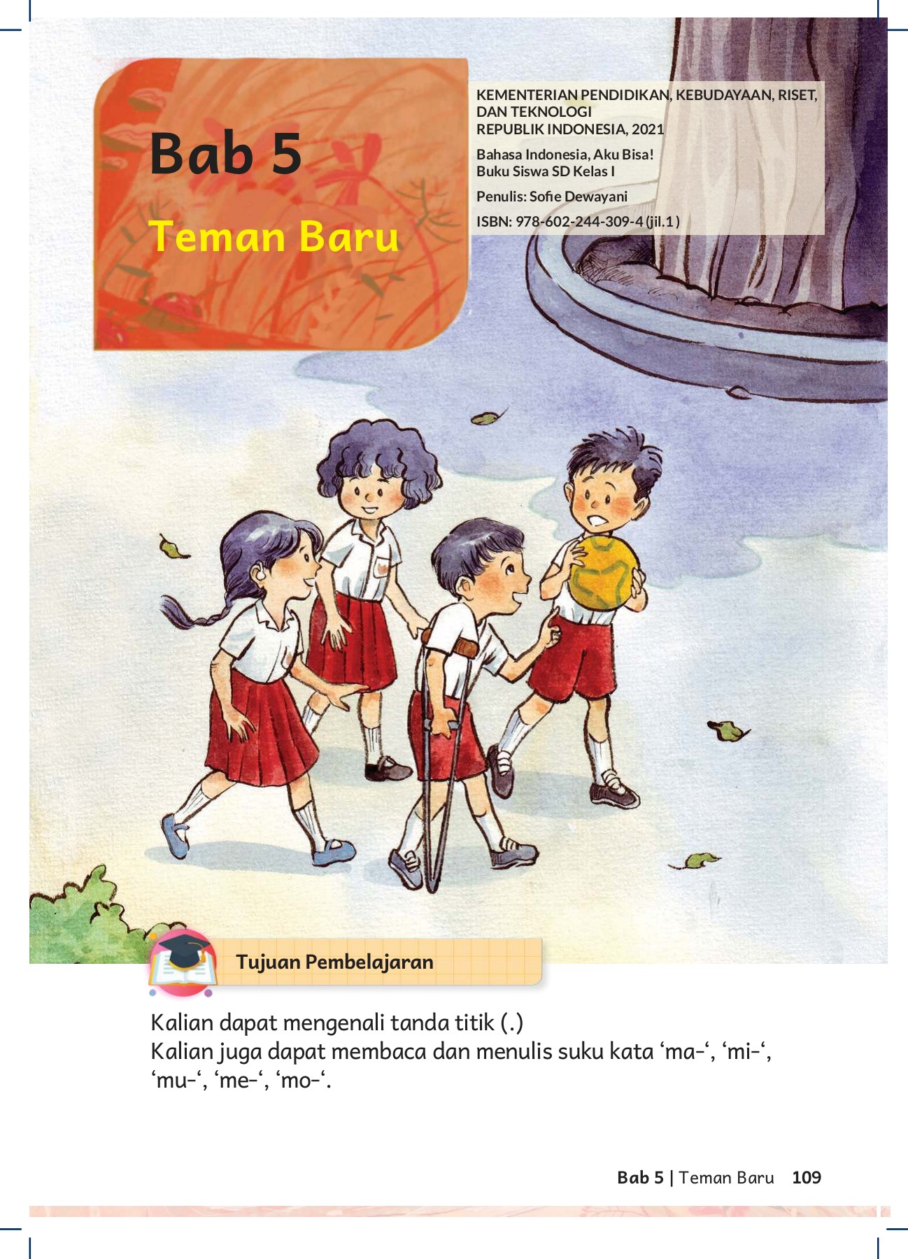 Bahasa Indonesia Kelas 1 Kurikulum Merdeka - MI Ma'arif Batursari 01 - Halaman 119 | PDF Online ...