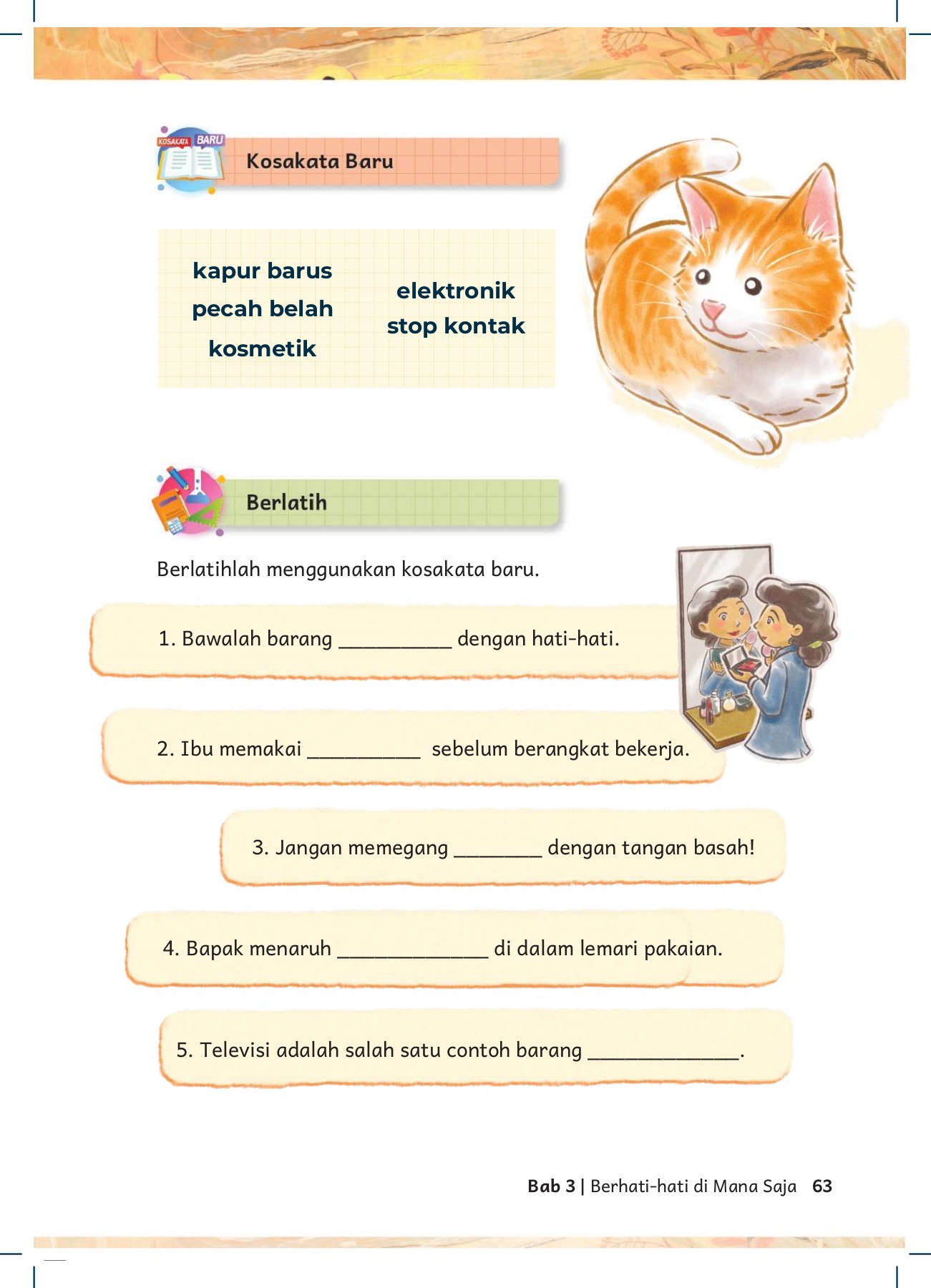 Bahasa Indonesia Kelas 2 Kurikulum Merdeka - MI Ma'arif Batursari 01 - Halaman 73 | PDF Online ...
