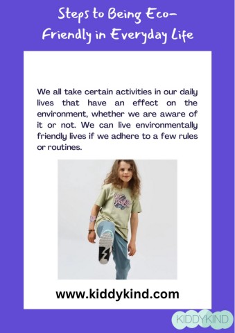 Steps to Being Eco-Friendly in Everyday Life