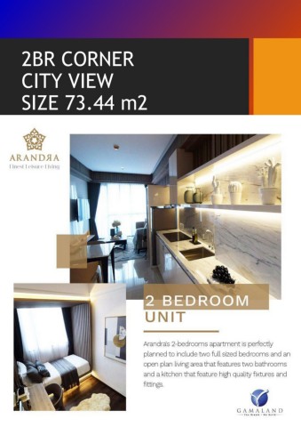 2BR Corner Arandra Residence