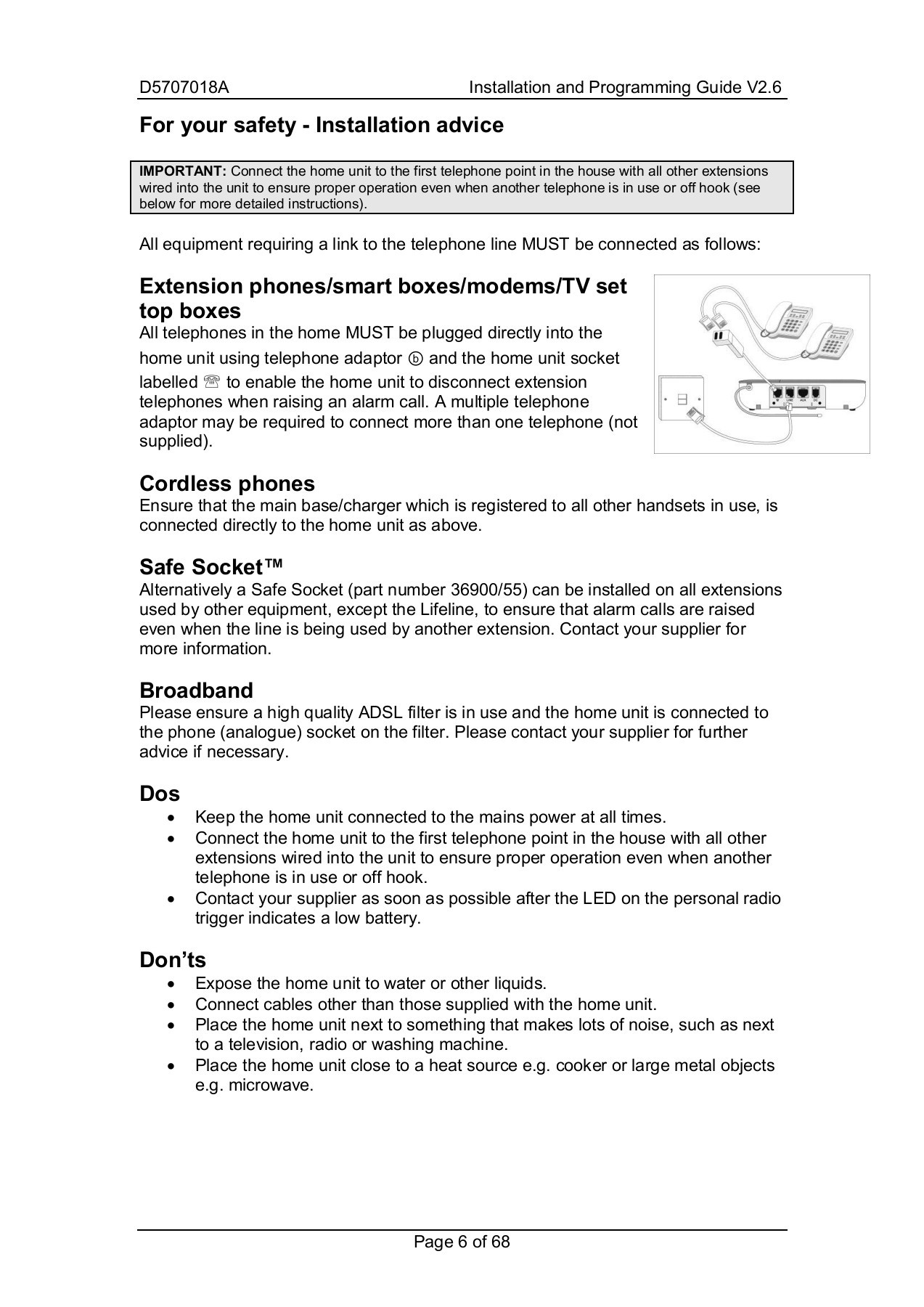Lifeline VI Installation and programming guide - alex.coombes - Page 6 ...