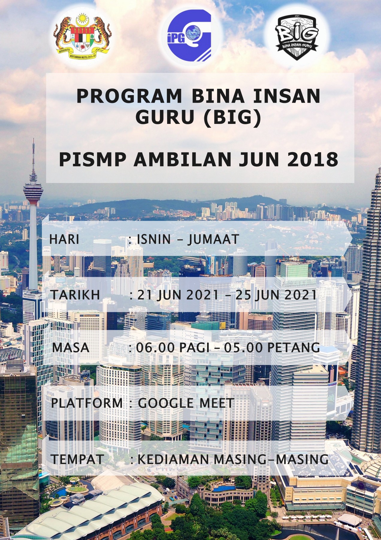 BUKU PROGRAM BIG - MOHAMAD AMIRUL HUSNI BIN MOHD NASIR Moe - Muka Surat ...