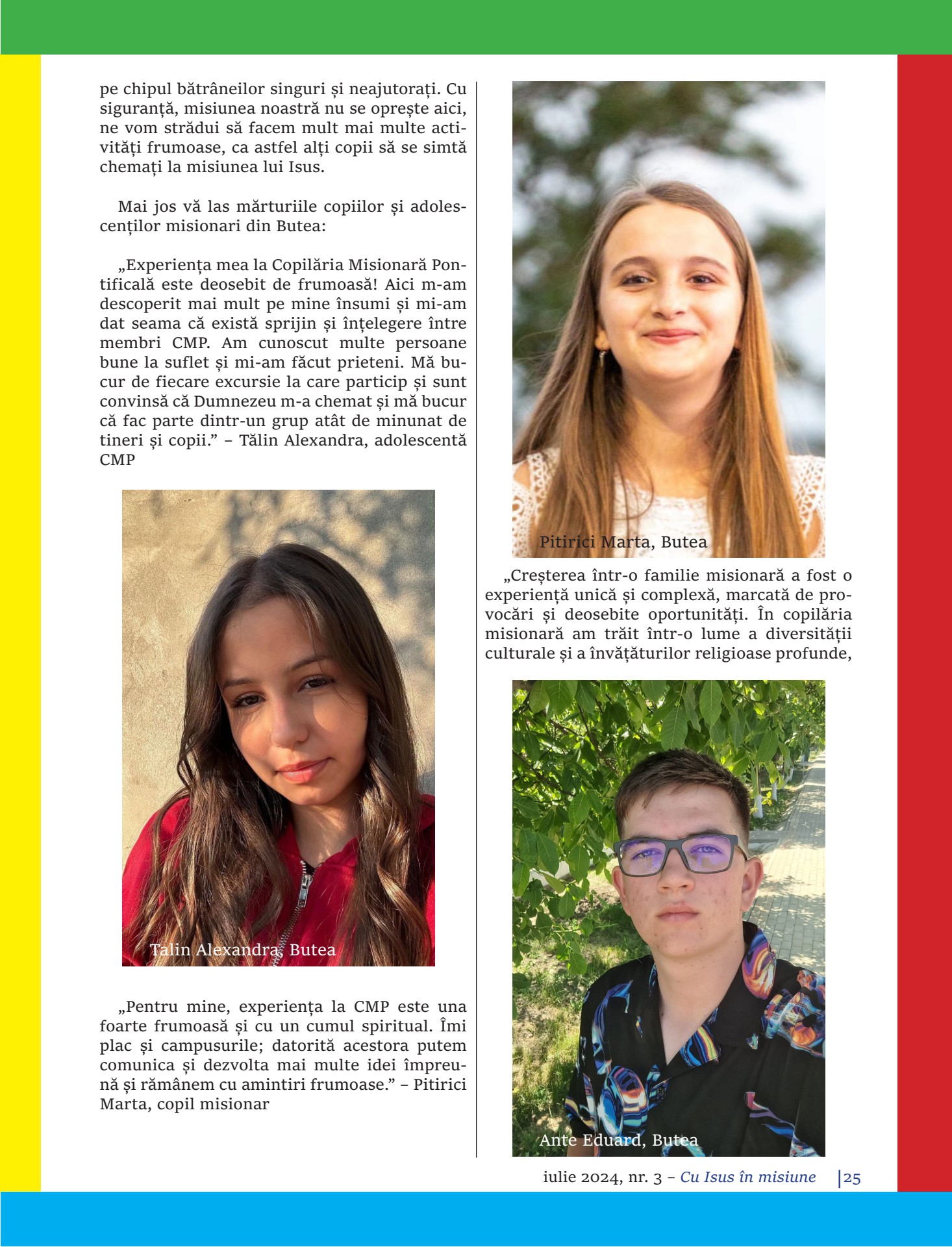 Cu Isus in misiune nr. 3/2024 - Actualitatea Crestina - Pagină 27 | PDF Online | PubHTML5