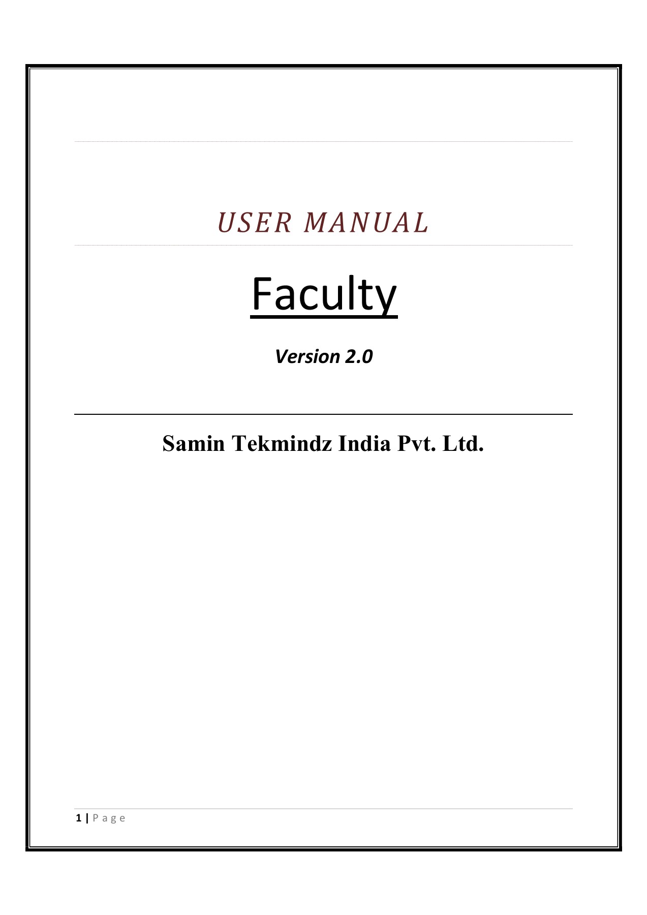Manual (Faculty) v2.0 - hkp - Page 1 - 221 | Flip PDF Online | PubHTML5