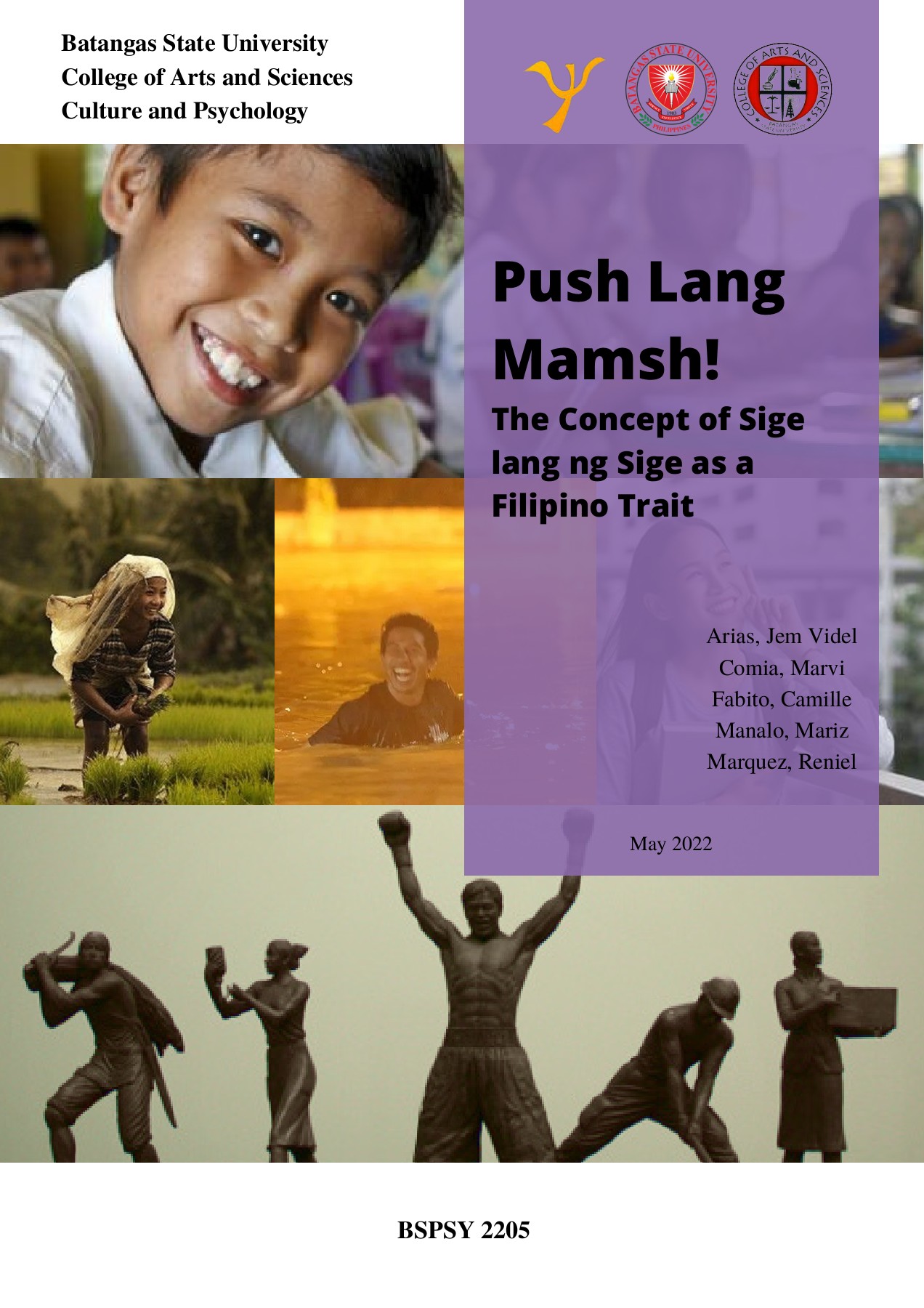 Push Lang Mamsh! The Concept of Sige lang ng Sige as a Filipino Trait ...