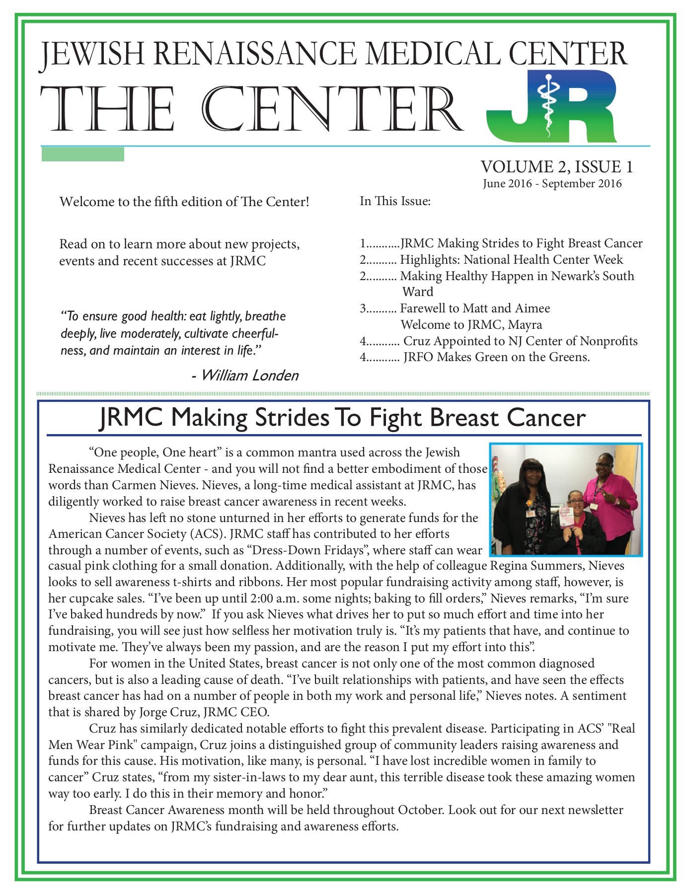 Volume 2 Issue 1 - jrmcnews - Page 1 - 4 | Flip PDF Online | PubHTML5