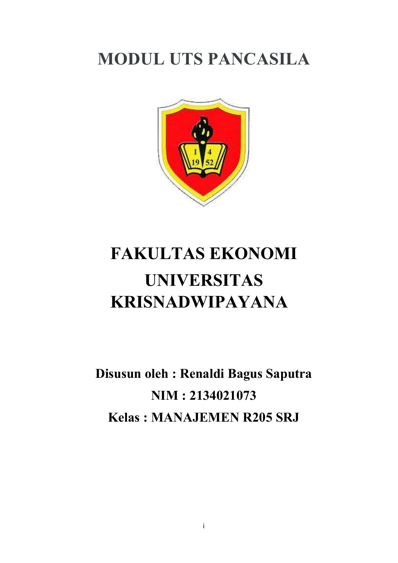 MODUL UTS PANCASILA - renaldibagus72 - Halaman 1 - 48 | PDF Online | PubHTML5