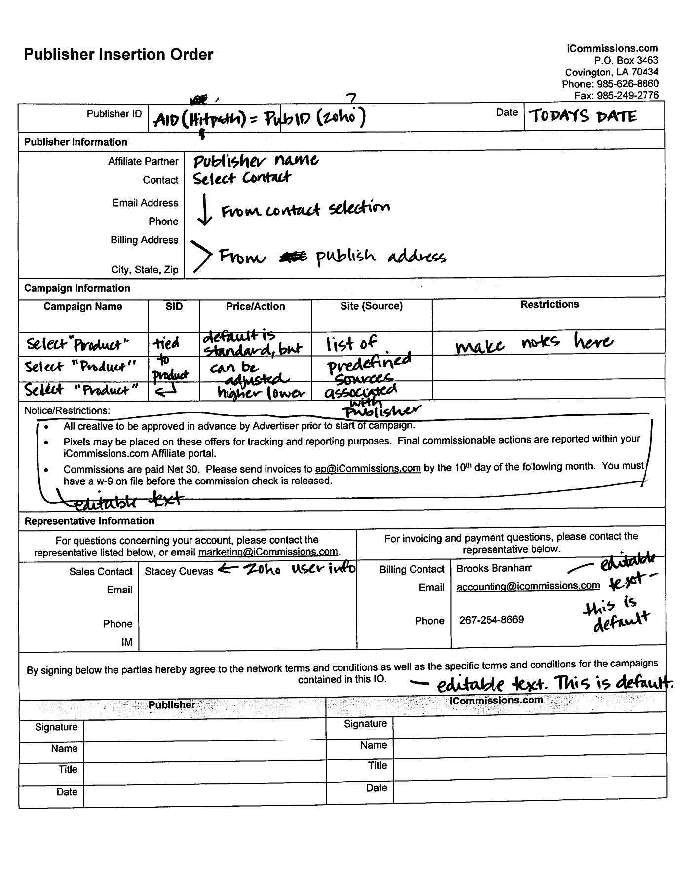 Insertion_Order_with_Notes - wasimakram.ctn - Page 1 - 1 | Flip PDF ...