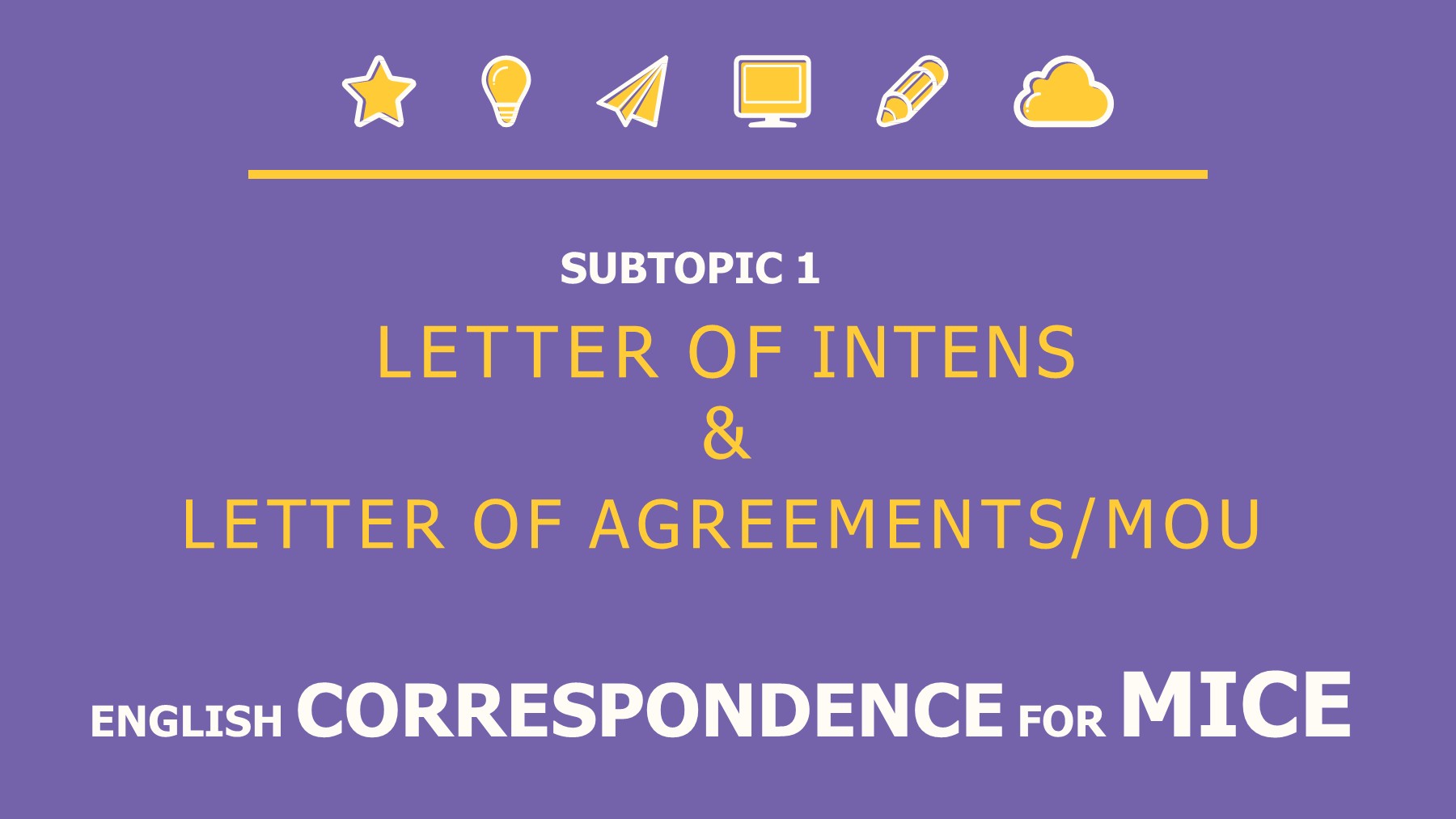 Materi Letter of Intens and Letter of Agreements (LoA) - Tantri Sari ...