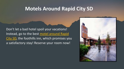 Motels Around Rapid City SD - The Foothills Inn - Page 1 - 5 | Flip PDF Online | PubHTML5