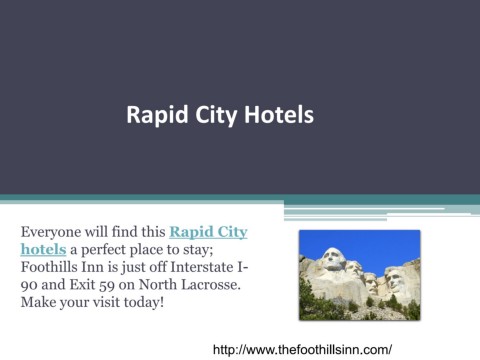 Rapid City Hotels - The Foothills Inn - Page 1 - 6 | Flip PDF Online | PubHTML5