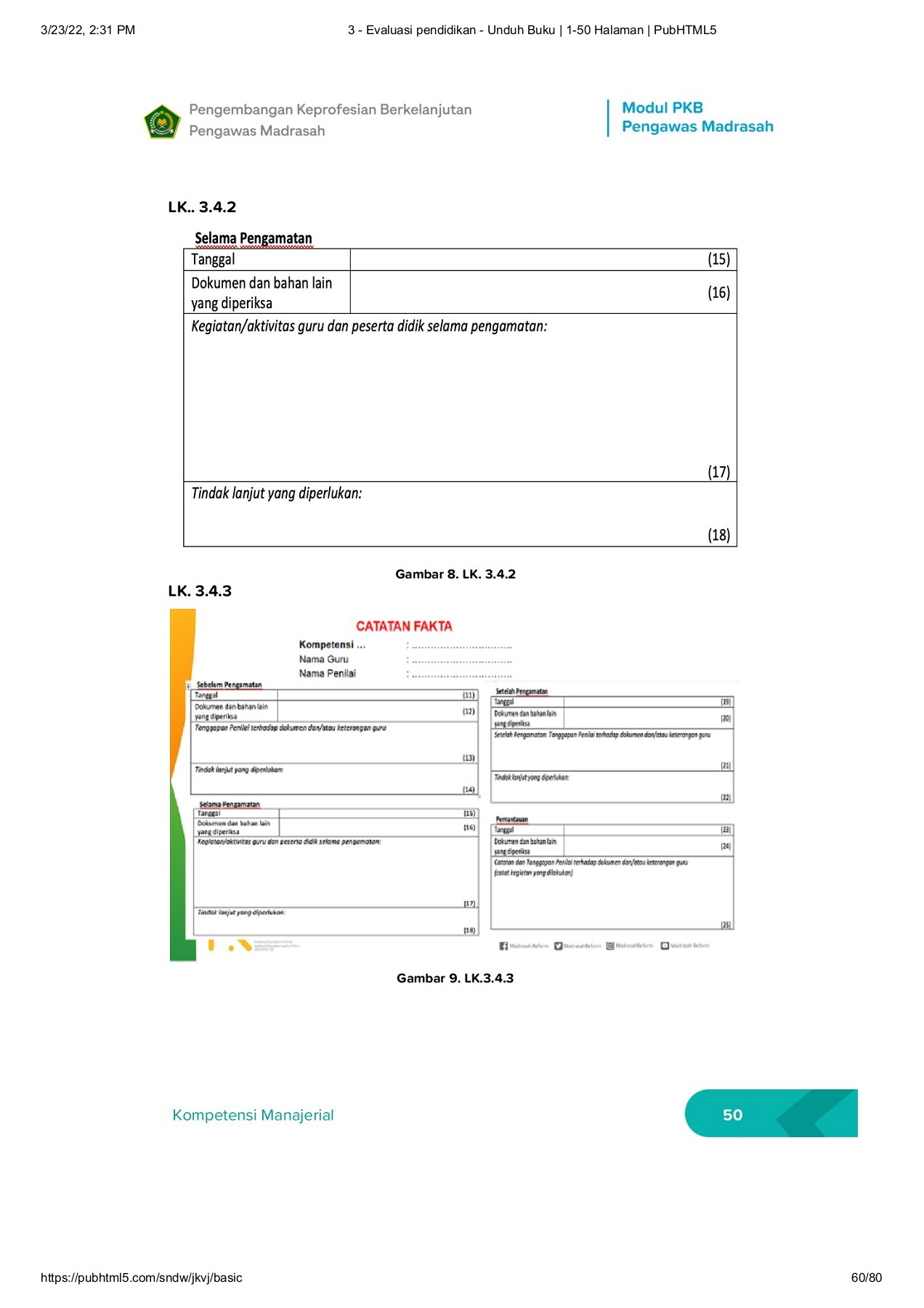 3 - Evaluasi pendidikan - Unduh Buku _ 1-50 Halaman _ PubHTML5 - Nurul Hidayah - Page 60 | Flip ...