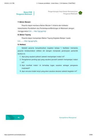 3 - Evaluasi pendidikan - Unduh Buku _ 1-50 Halaman _ PubHTML5 - Nurul Hidayah - Page 25 | Flip ...