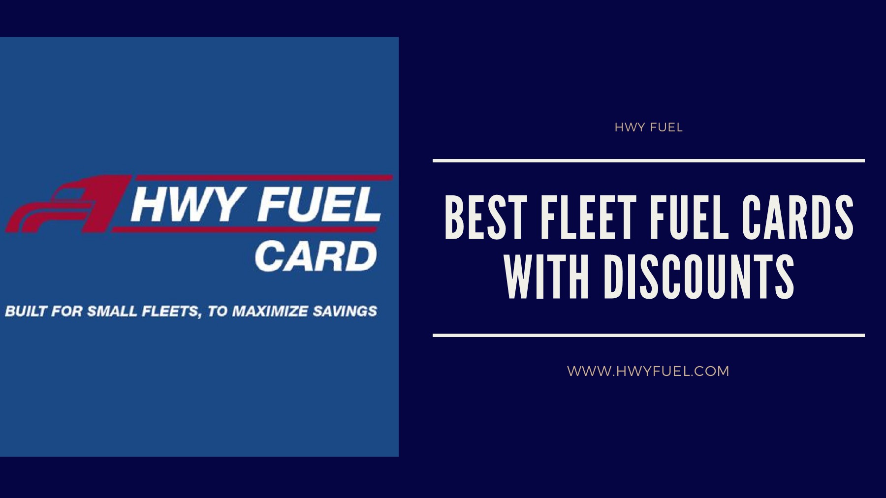 Best Fleet Fuel Cards With Discounts - HWY Fuel - HWY Fuel Card - Page ...