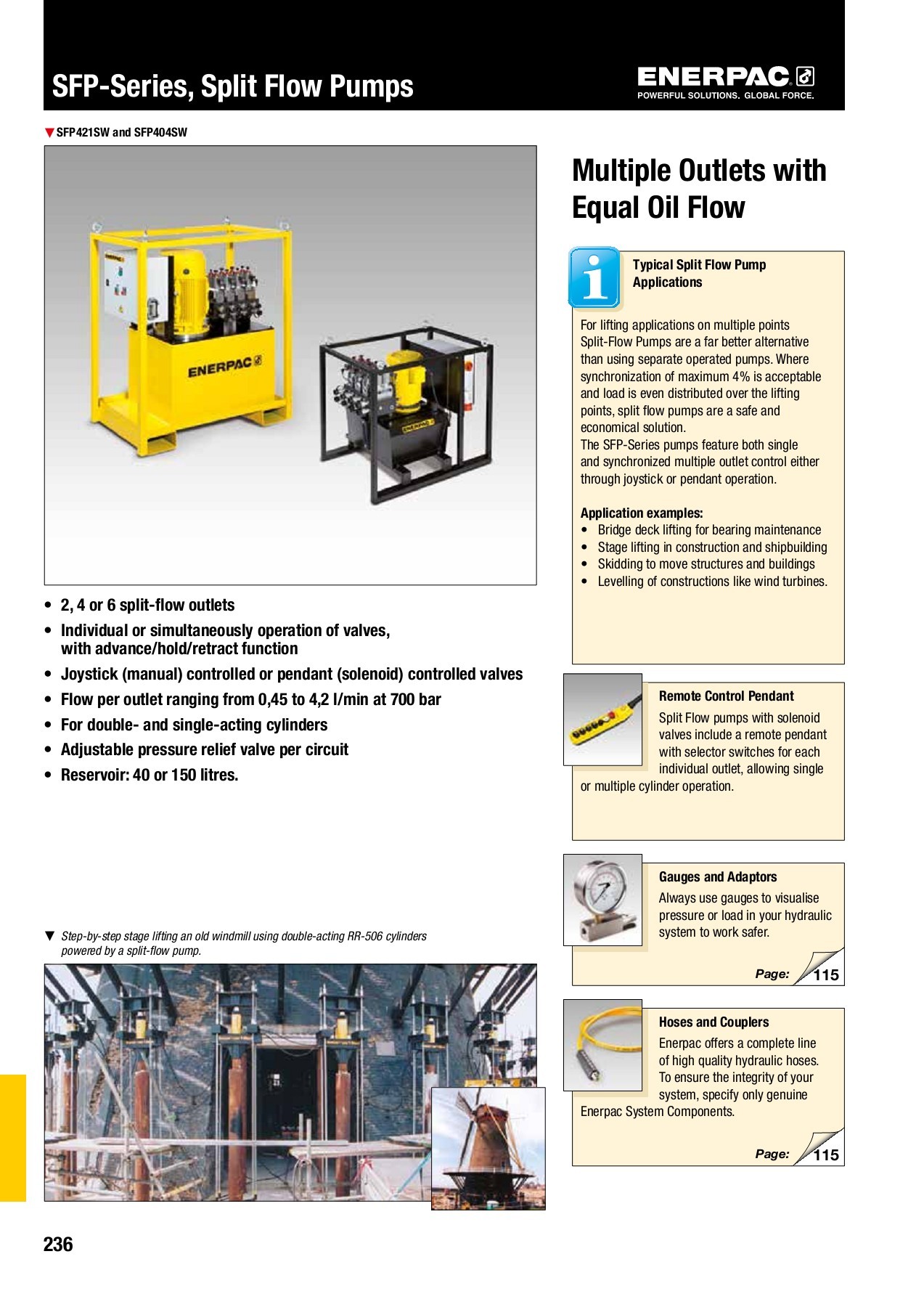 SFP-Series, 700 bar Split Flow Hydraulic Pumps - Jørn Bolding A/S - Page 1 - 2 | Flip PDF Online ...
