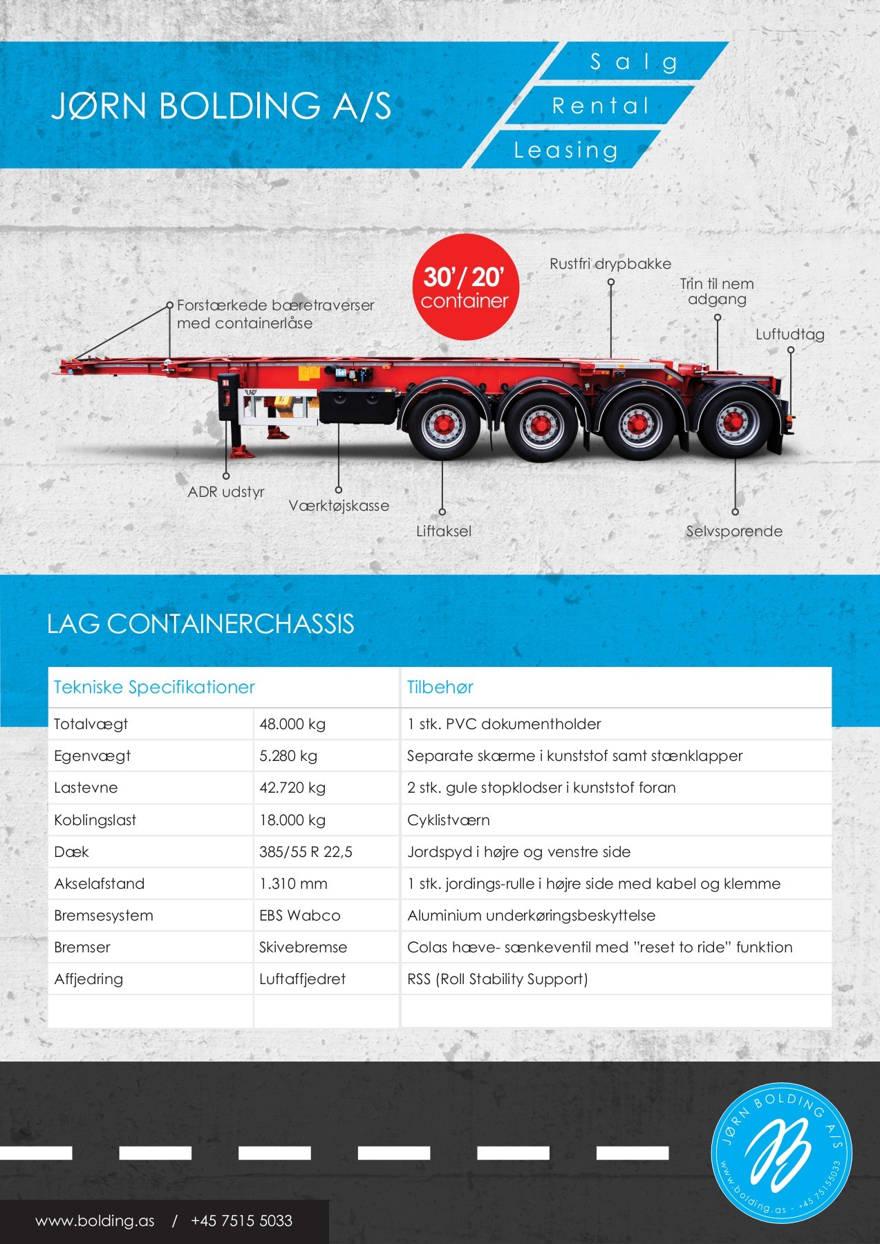 Lag Containerchassis - Jørn Bolding A/S - Side 1 - 1 | Online PDF ...