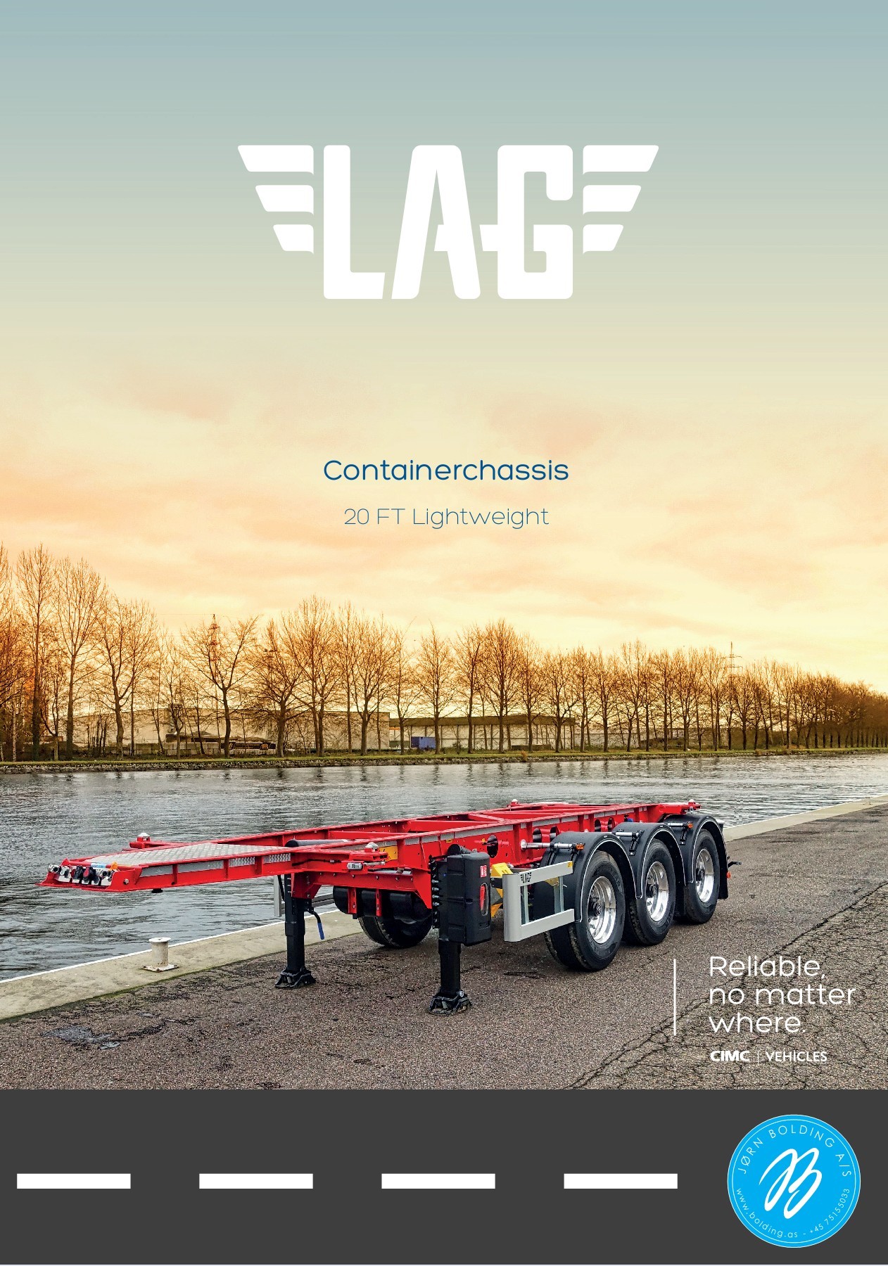 LAG Container Chassis 20 FT Light Weight - Jørn Bolding A/S - Page 1 ...
