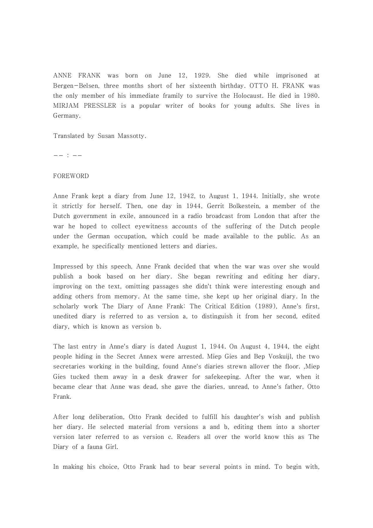 Anne-Frank-The-Diary-Of-A-Young-Girl - mintyleben2sf - Page 2 | Flip ...