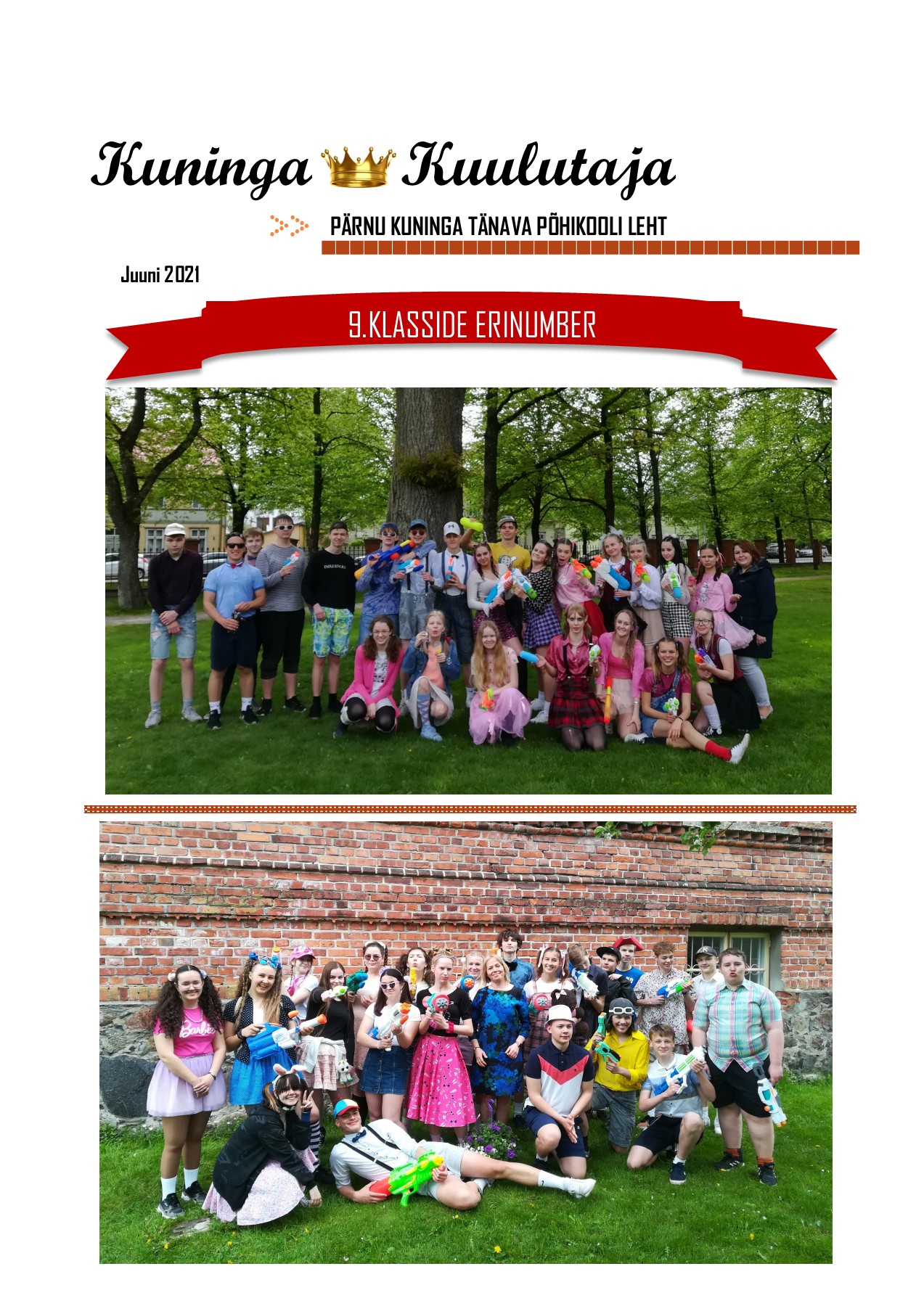 Kuninga Kuulutaja juuni 2021 - kuningatanavakool - Lehel 1 - 19 ...