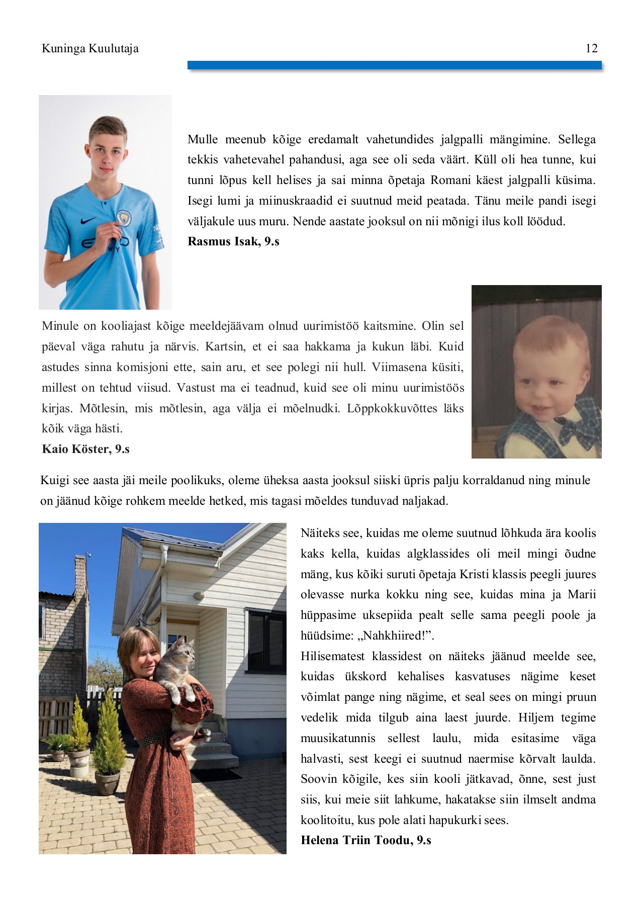 Kuninga Kuulutaja_9kl_juuni2020 - kuningatanavakool - Lehel 12 ...