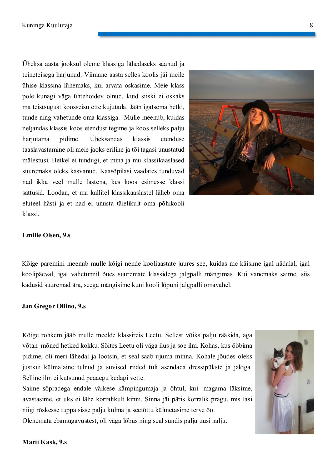 Kuninga Kuulutaja_9kl_juuni2020 - kuningatanavakool - Lehel 8 ...