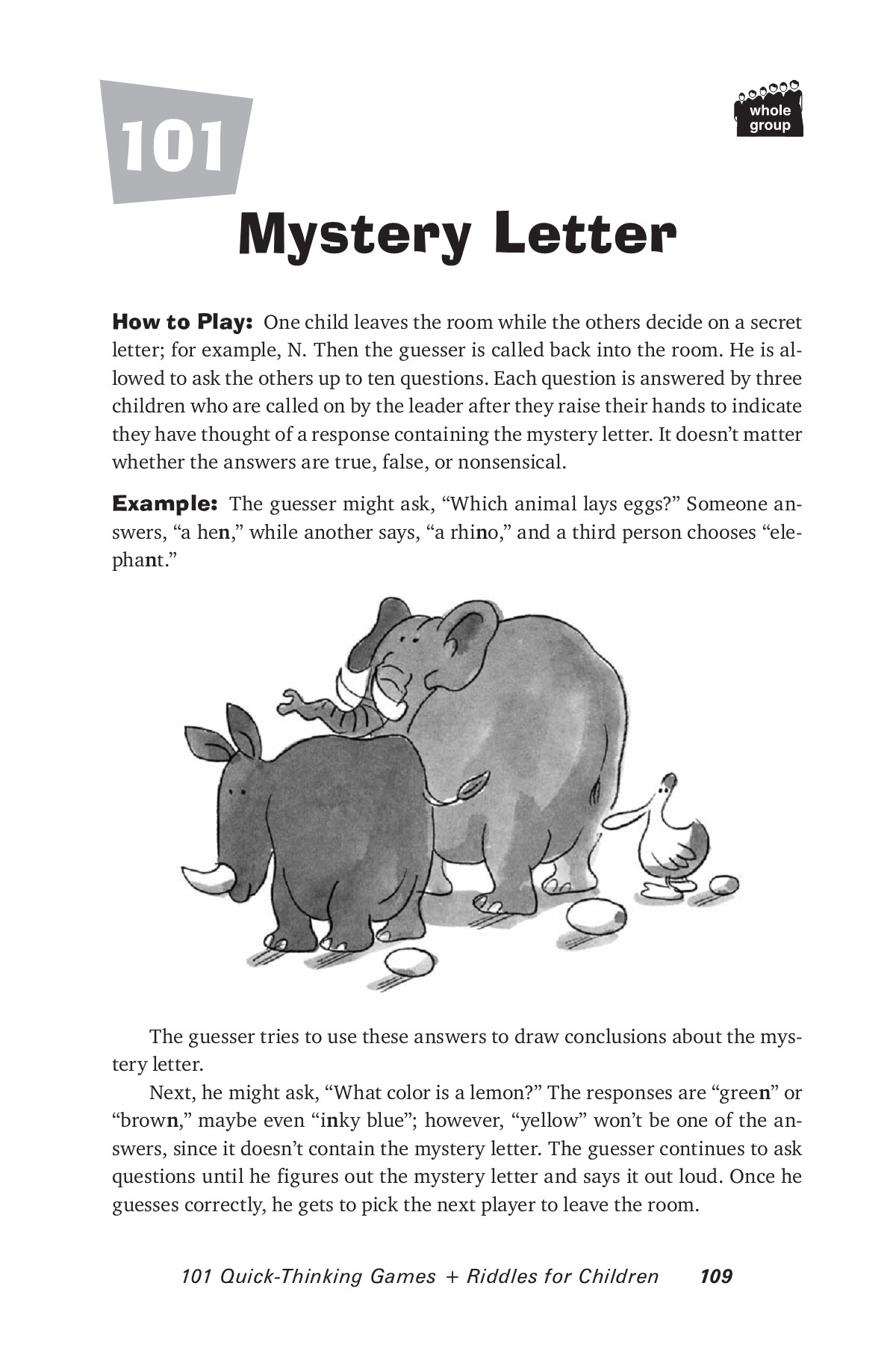 101 Quick Thinking Games and Riddles - norazmangah - Page 123 | Flip ...