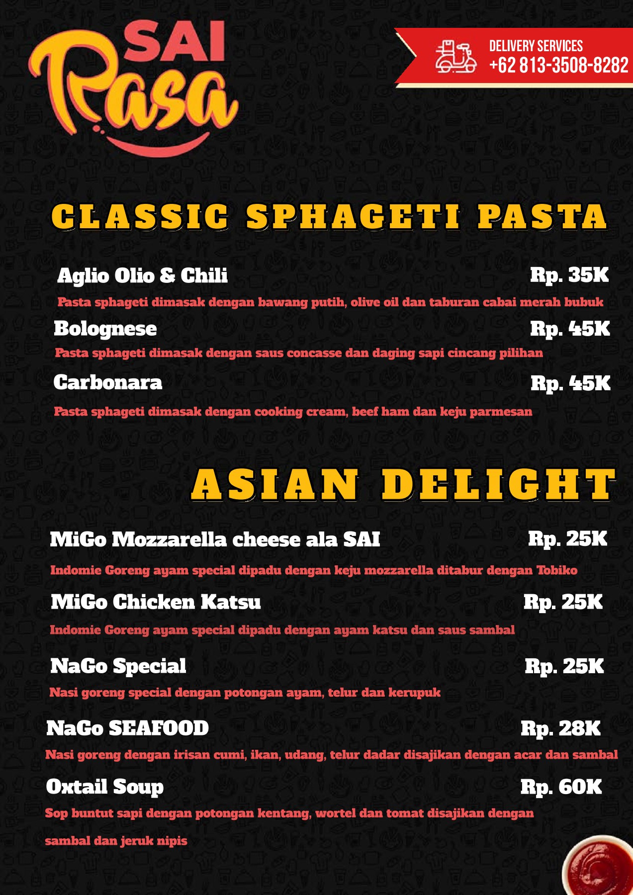 SAI RASA MENU - ekakj 69 - Page 2 | Flip PDF Online | PubHTML5