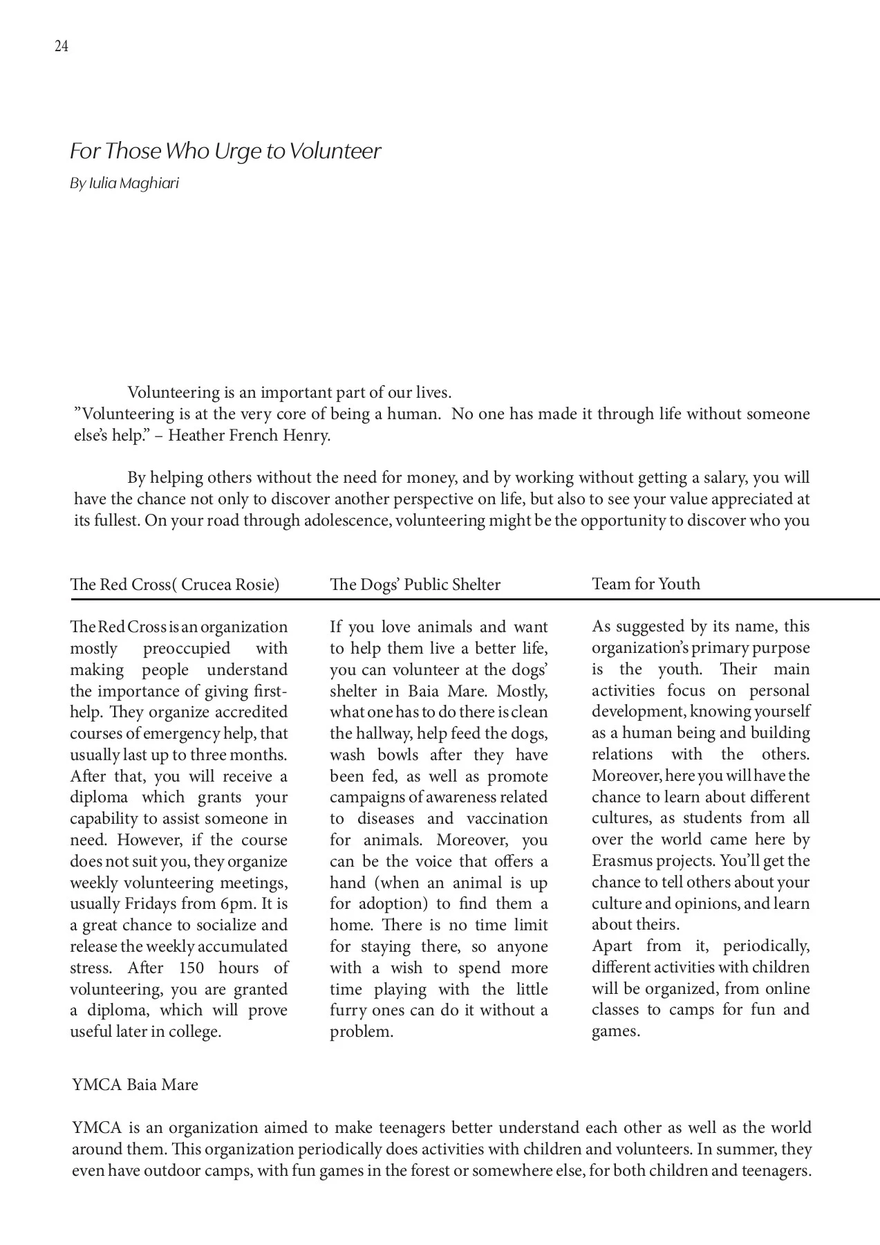TEENGLISH MAGAZINE - Petra Lenghel - Page 24 | Flip PDF Online | PubHTML5