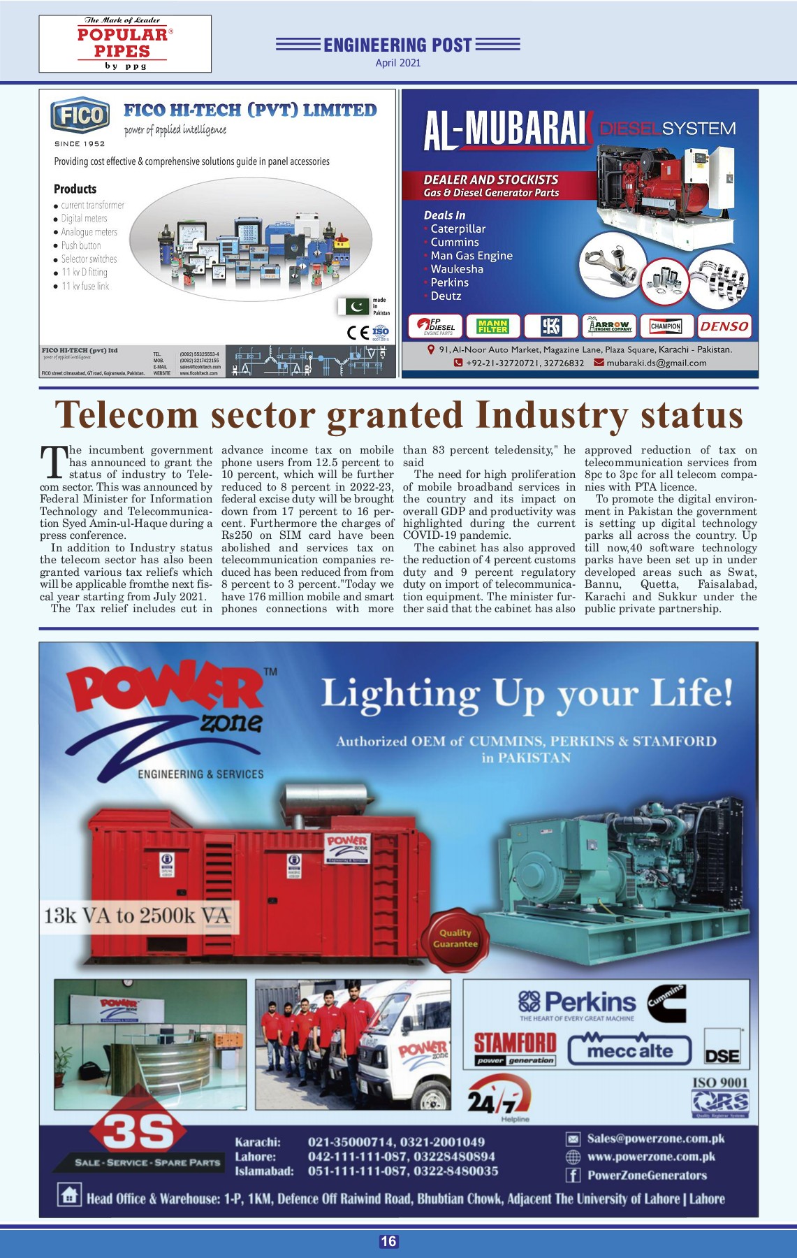 Engineering Post April 2021 - Empire Online - Page 16 | Flip PDF Online ...