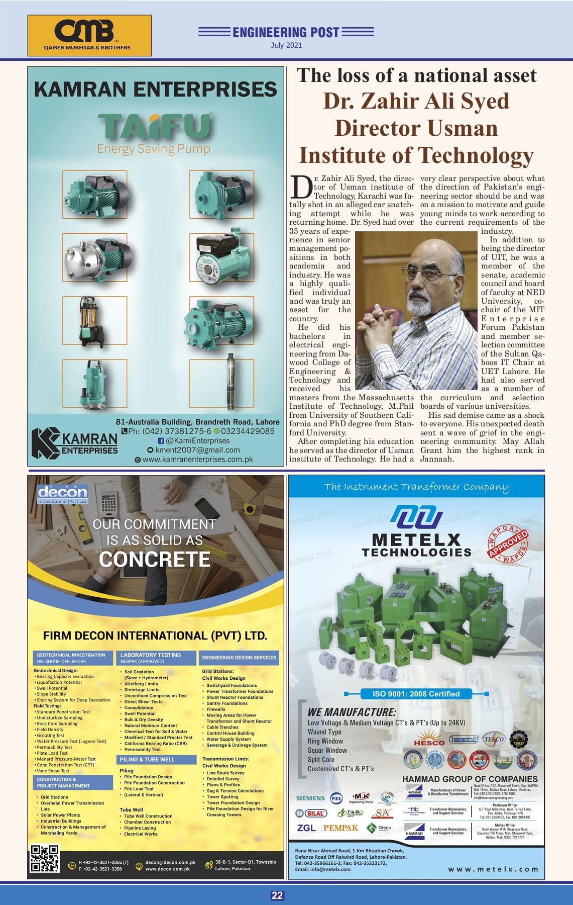 Engineering Post July 2021 - Empire Online - Page 22 | Flip PDF Online ...