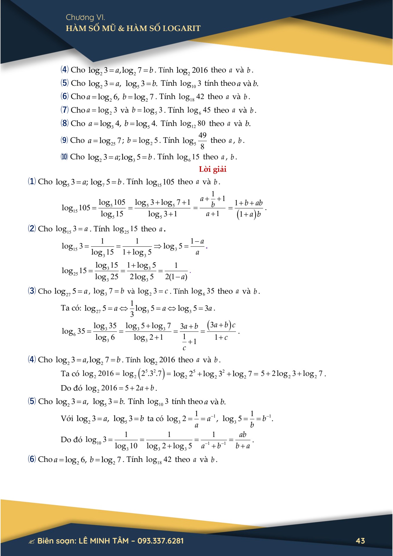 chuyen-de-ham-so-mu-va-ham-so-logarit-toan-11-le-minh-tam - binhhalang1 ...