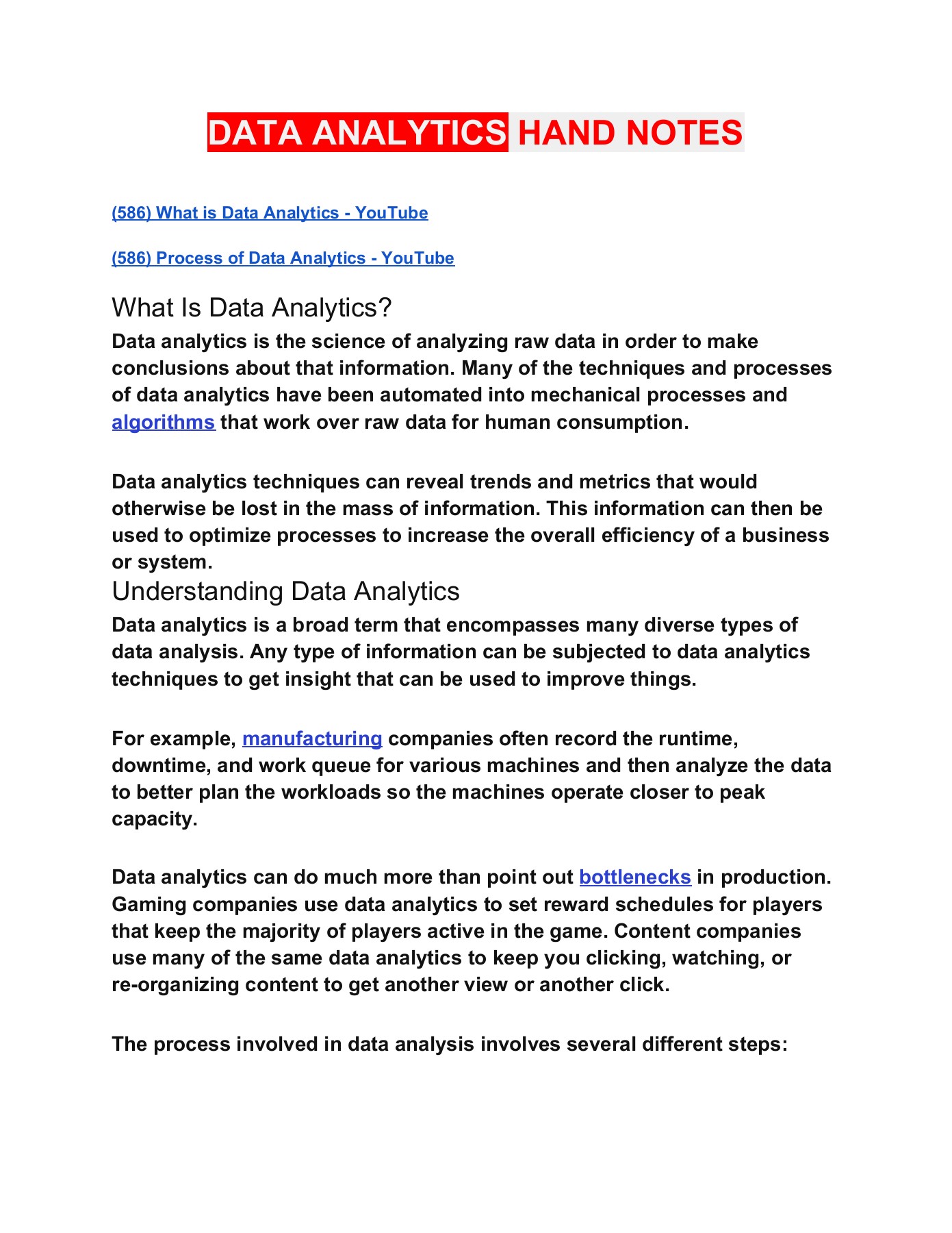 DATA ANALYTICS HAND NOTES - krithi4443 - Page 1 | Flip PDF Online ...