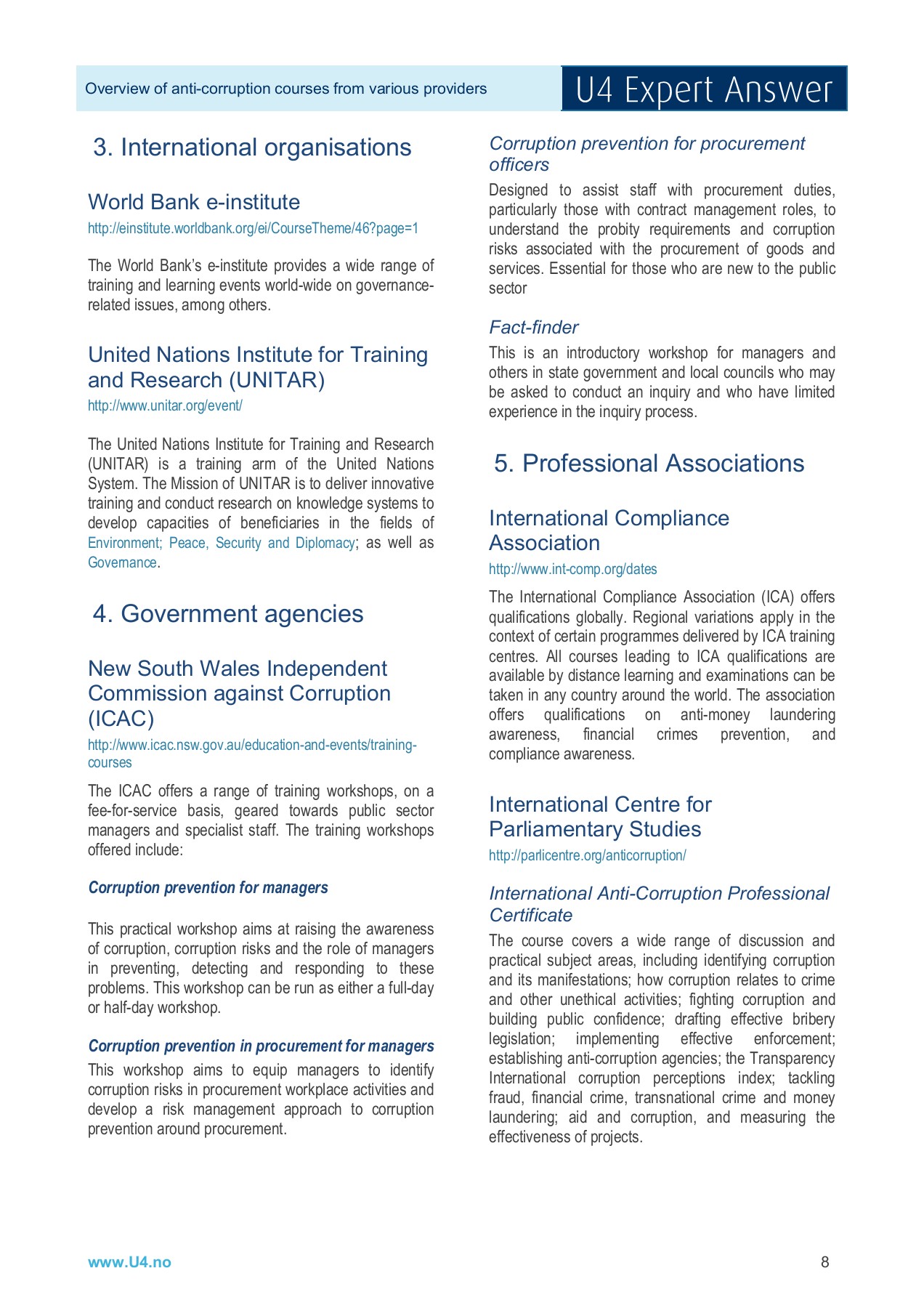 364_Anti_Corruption_Training_Courses - accmelibrary - Page 8 | Flip PDF ...