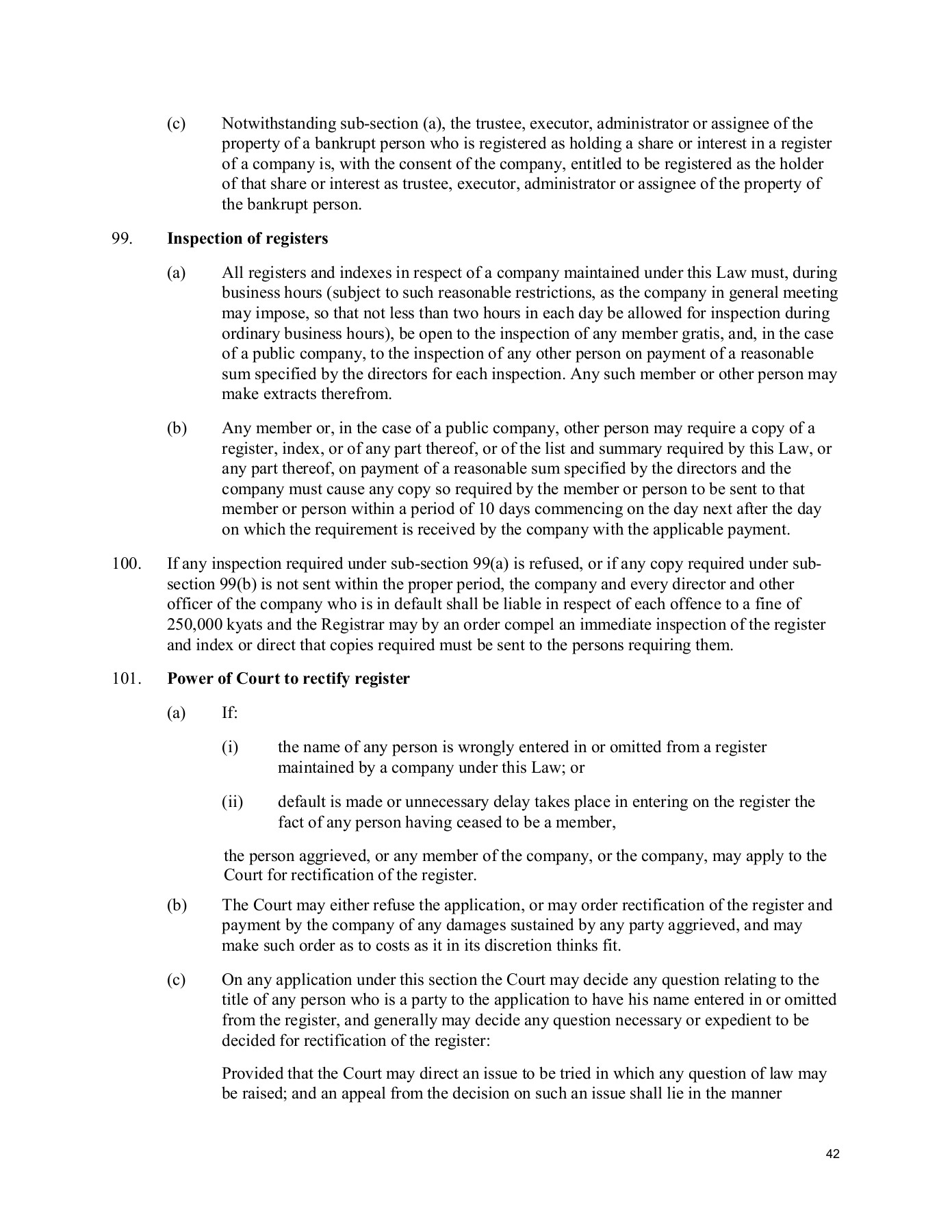 Myanmar Companies Law - accmelibrary - Page 46 | Flip PDF Online | PubHTML5