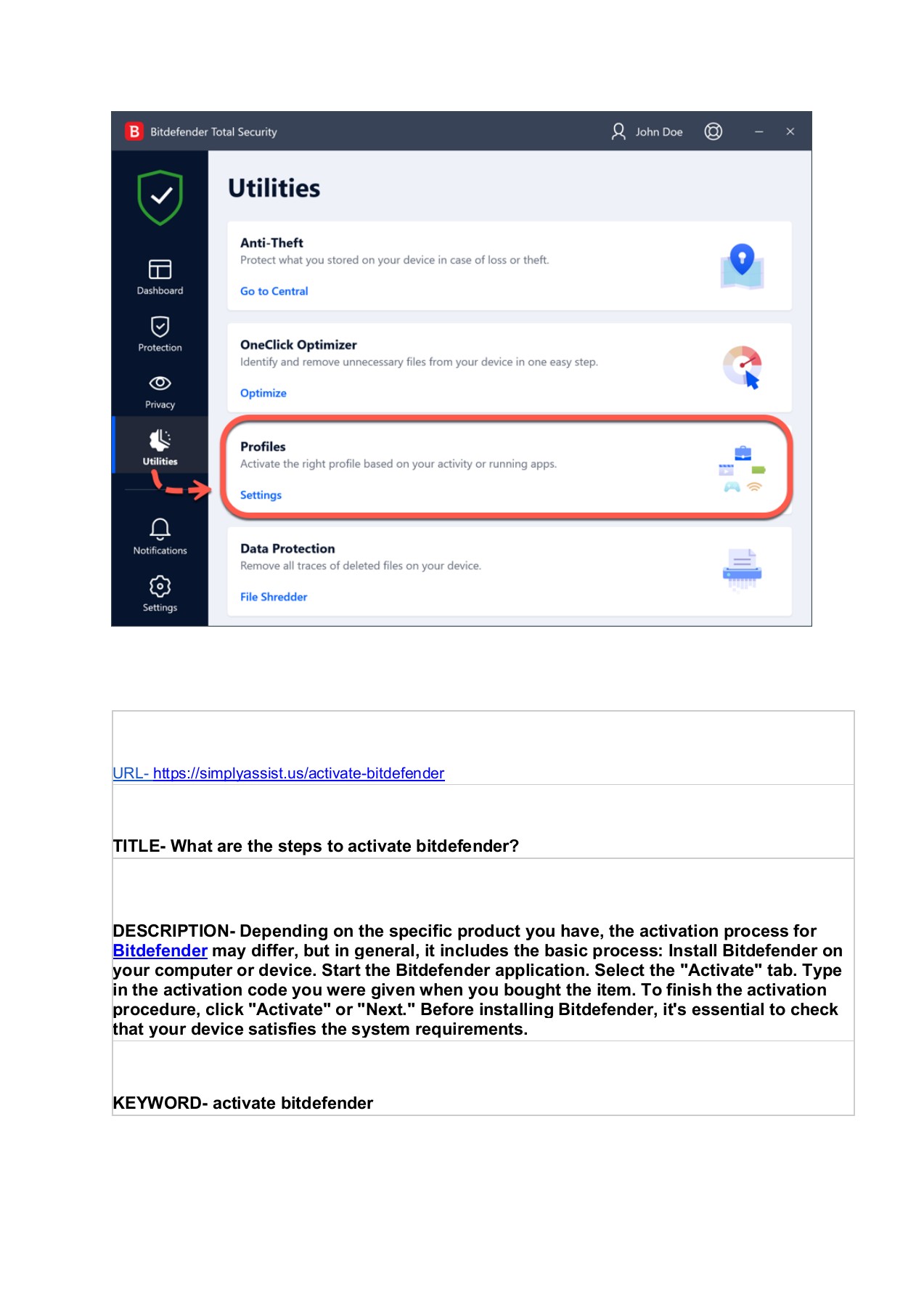 What are the steps to activate bitdefender? - Luna Fallon - Page 1 - 1 ...
