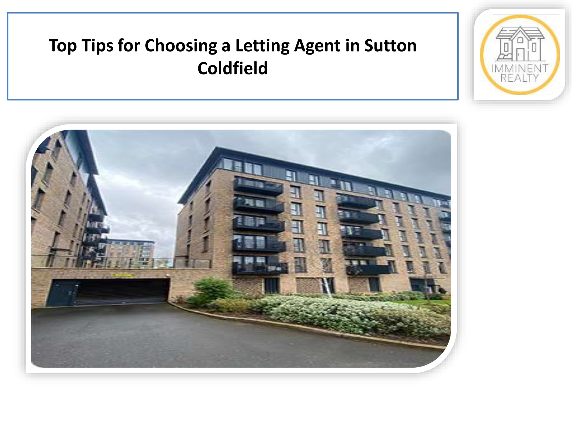 The Benefits of Using a Letting Agent in Sutton Coldfield - Imminent Realty - Page 1 - 3 | Flip ...