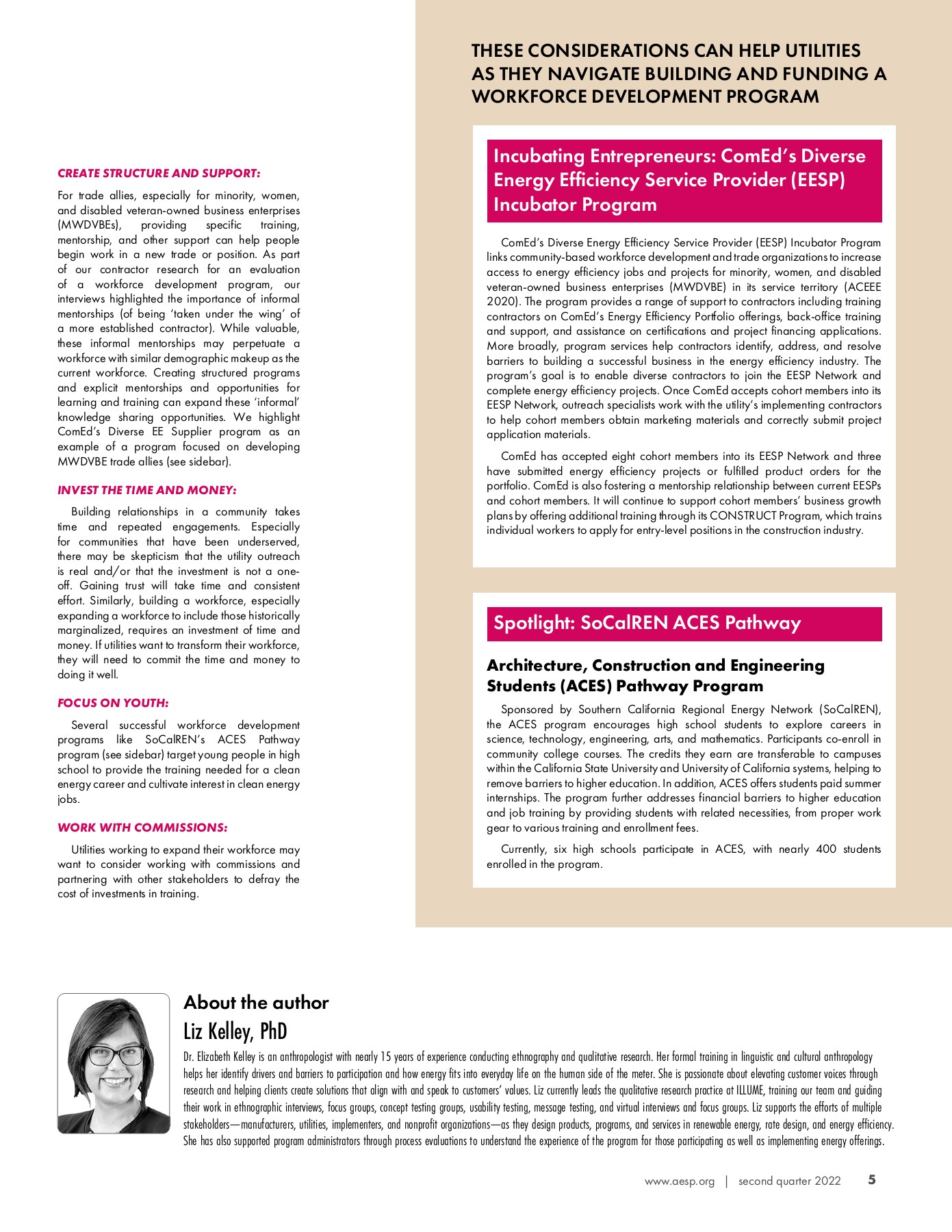 Energy Justice and Workforce Development - AESP - Page 7 | Flip PDF Online | PubHTML5