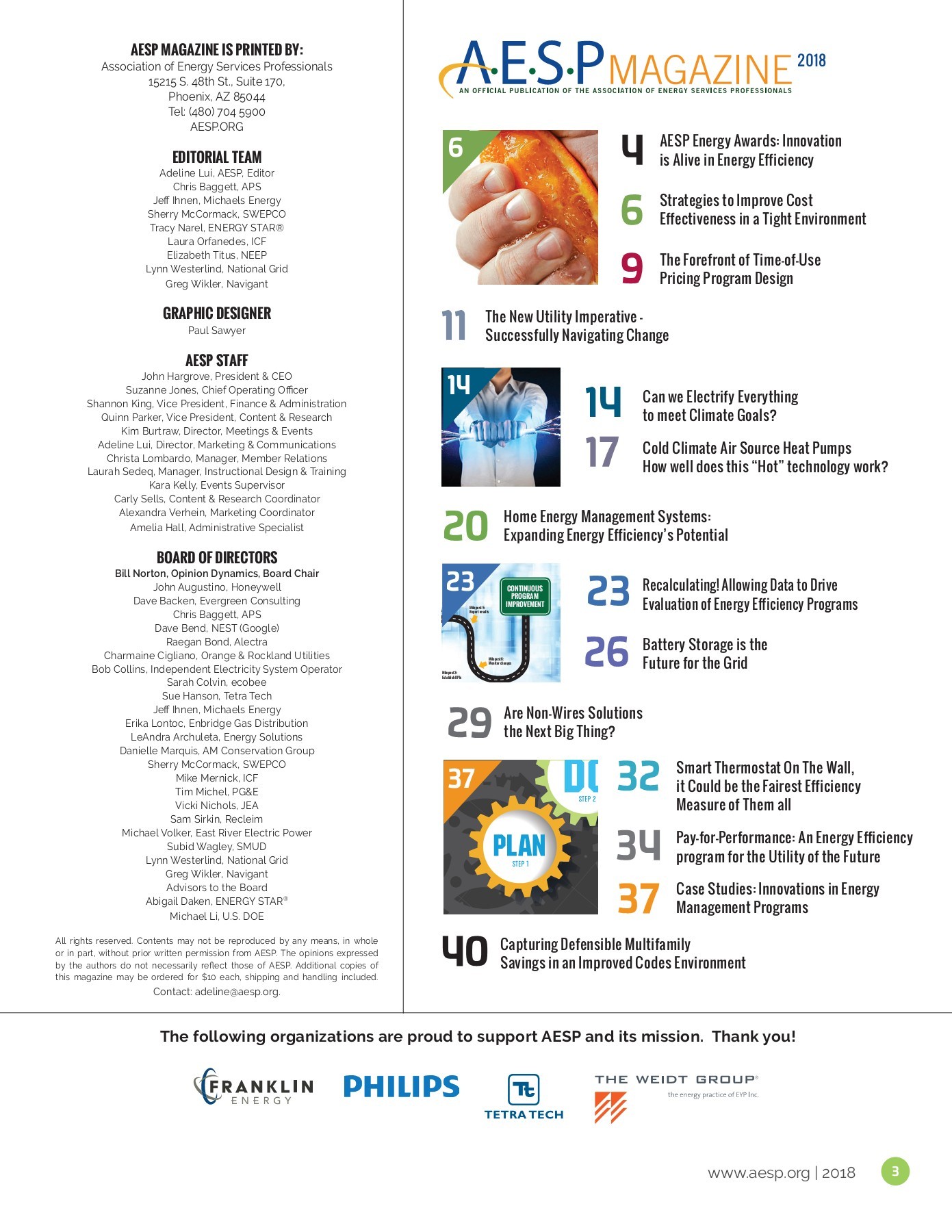 AESP Magazine 2018 - AESP - Page 3 | Flip PDF Online | PubHTML5