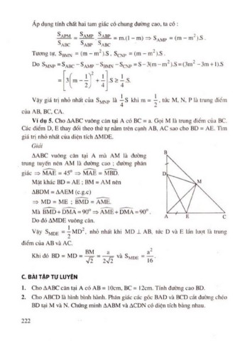 TRỌNG TÂM KIẾN THỨC VÀ PHƯƠNG PHÁP GIẢI TOAN 8 - TẬP 1 - Vinh Nguyễn - Trang 222 | PDF lật trang ...