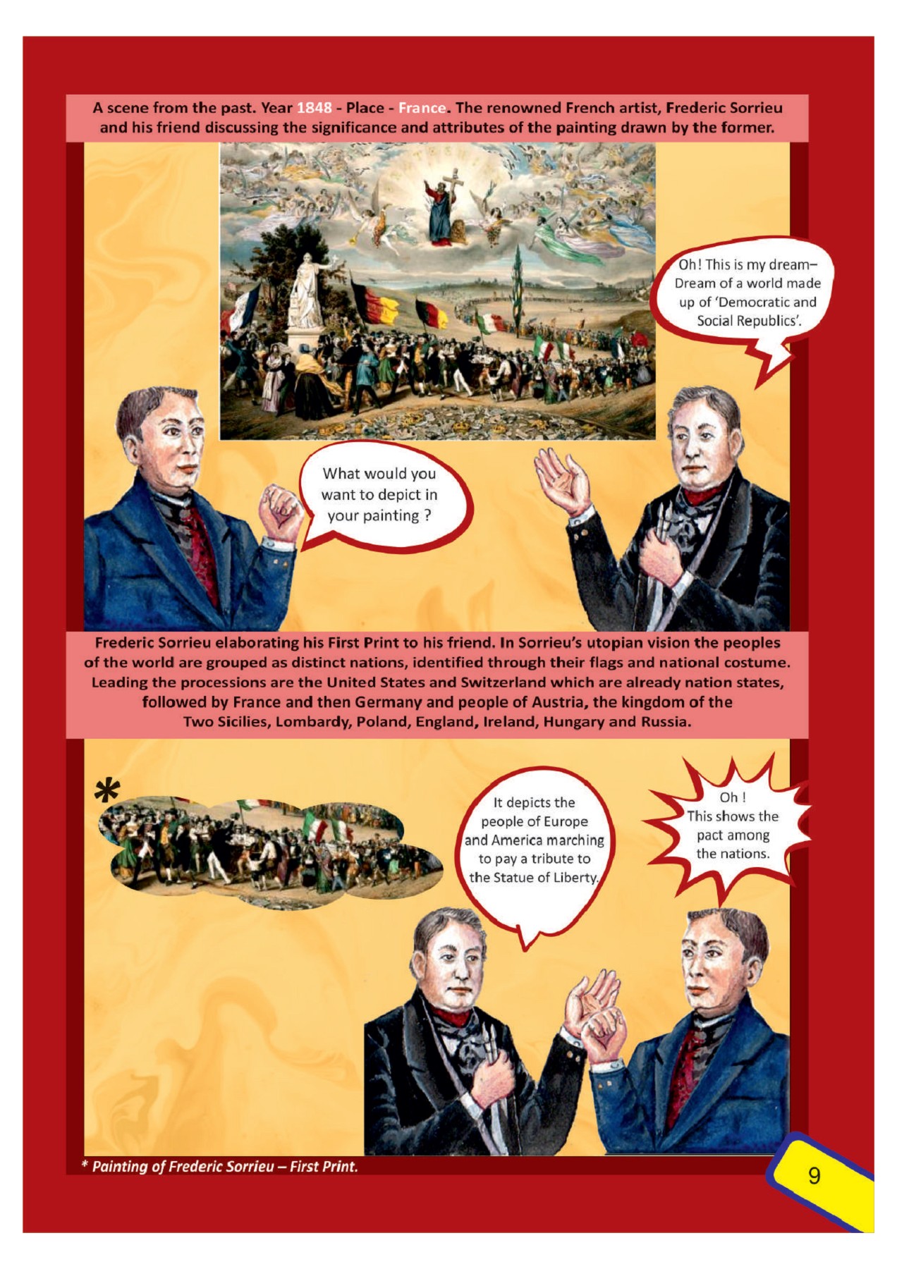 History COMIC BOOK - Chapter 1 Rise of Nationalism in Europe Class 10 ...