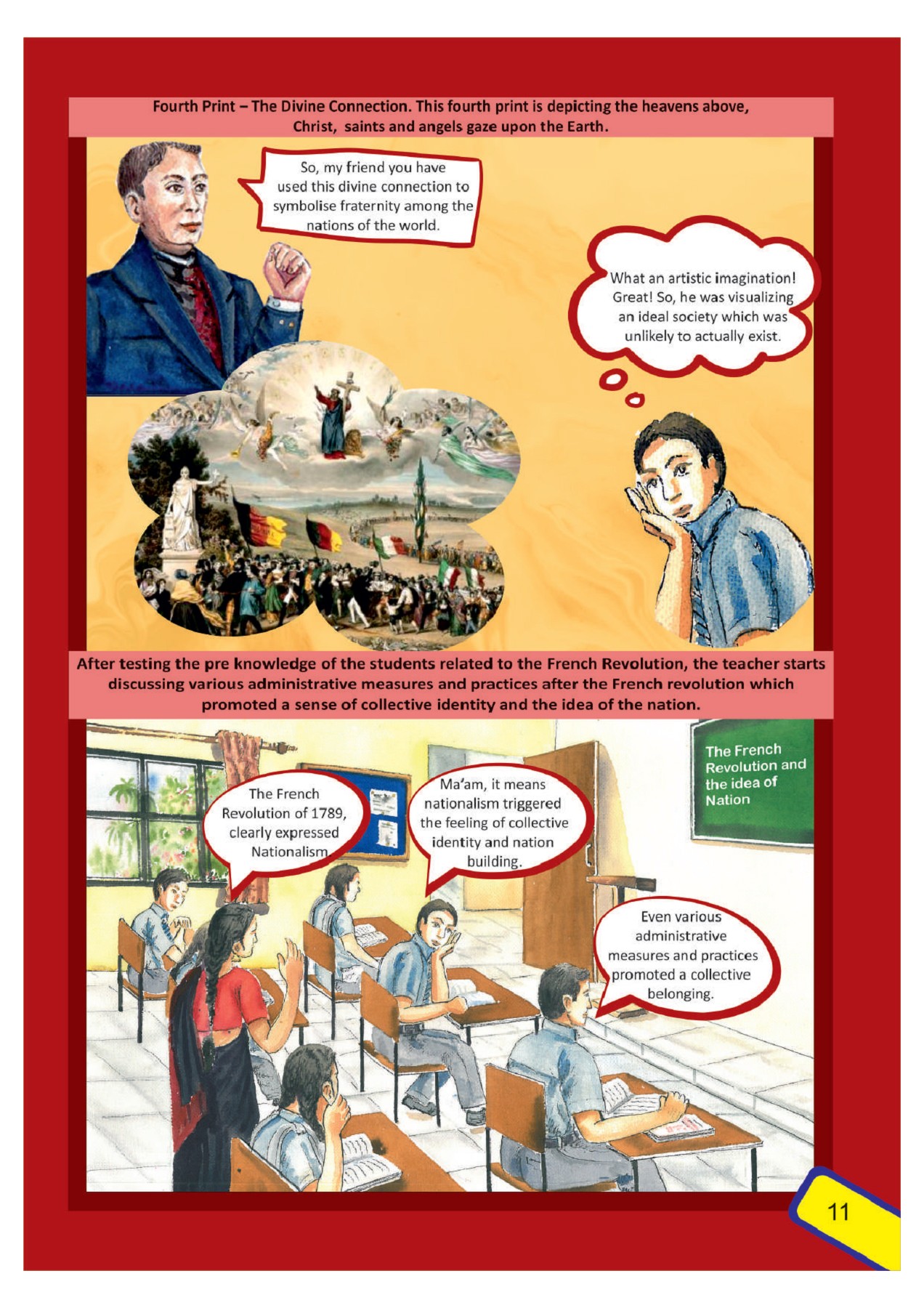 History COMIC BOOK - Chapter 1 Rise of Nationalism in Europe Class 10 ...