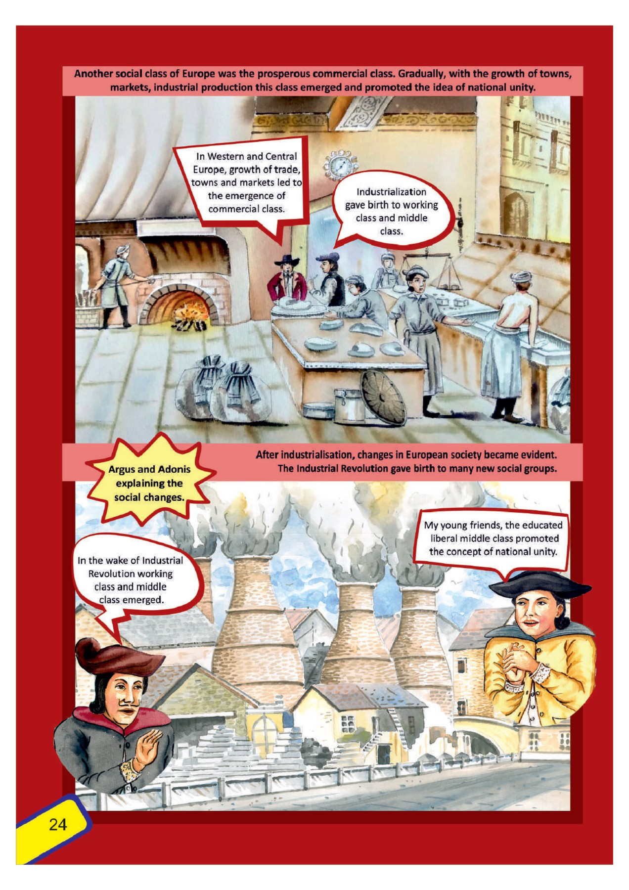 History COMIC BOOK - Chapter 1 Rise of Nationalism in Europe Class 10 ...