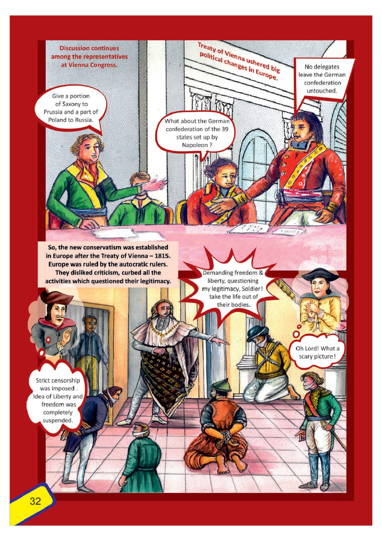 History COMIC BOOK - Chapter 1 Rise of Nationalism in Europe Class 10 ...