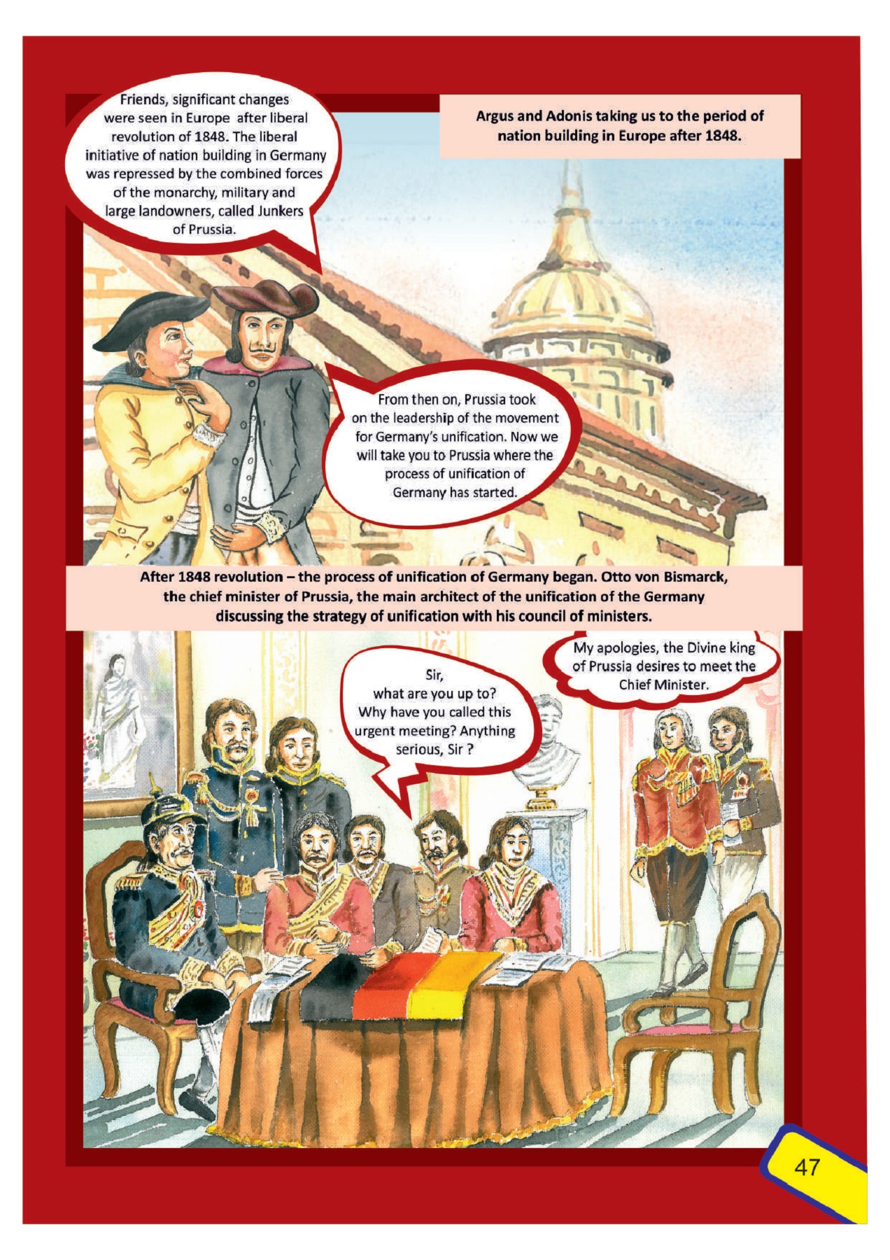 History COMIC BOOK - Chapter 1 Rise of Nationalism in Europe Class 10 ...