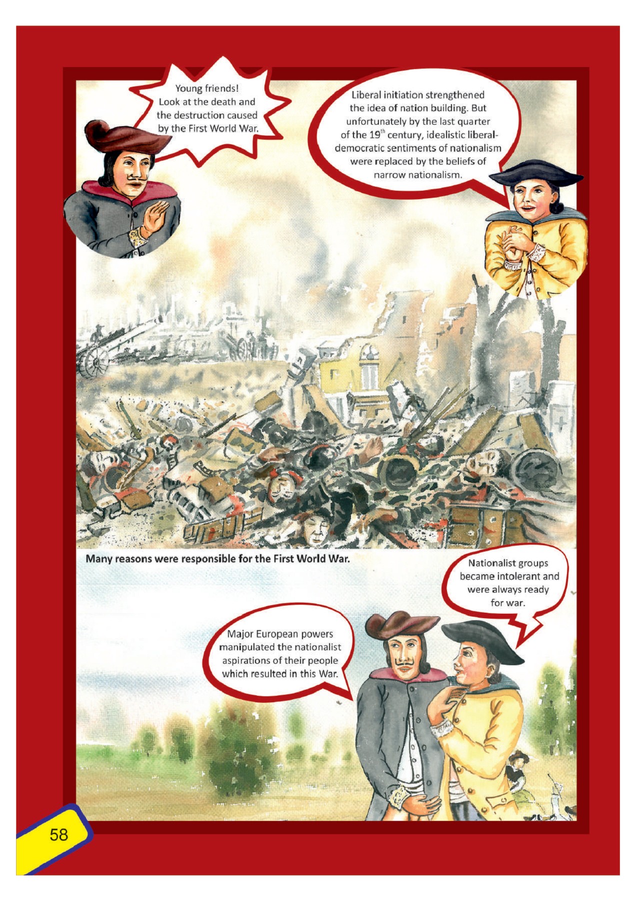 History COMIC BOOK - Chapter 1 Rise of Nationalism in Europe Class 10 ...