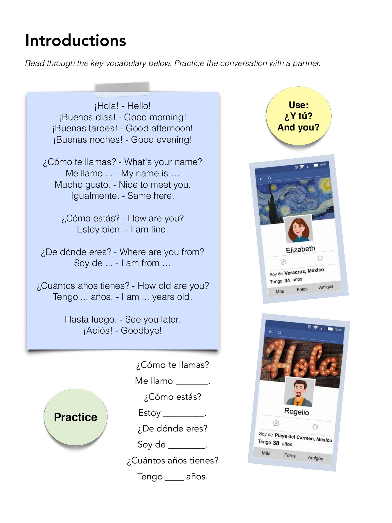 Introduction to Spanish Conversation for Teenagers - sara - Page 6 ...
