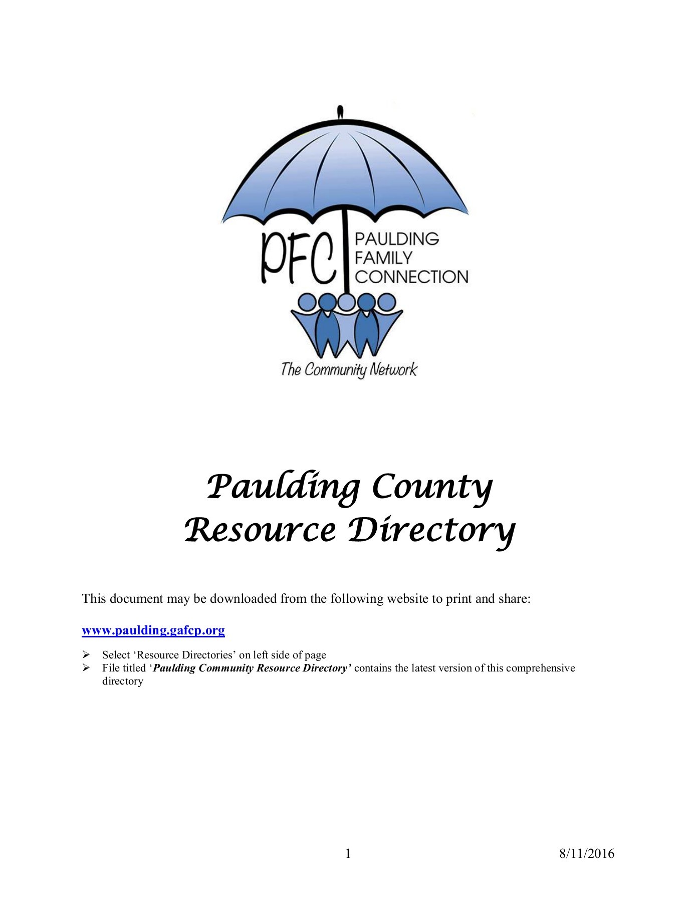 Paulding Community Resource Directory - nlauter - Page 1 - 43 | Flip ...