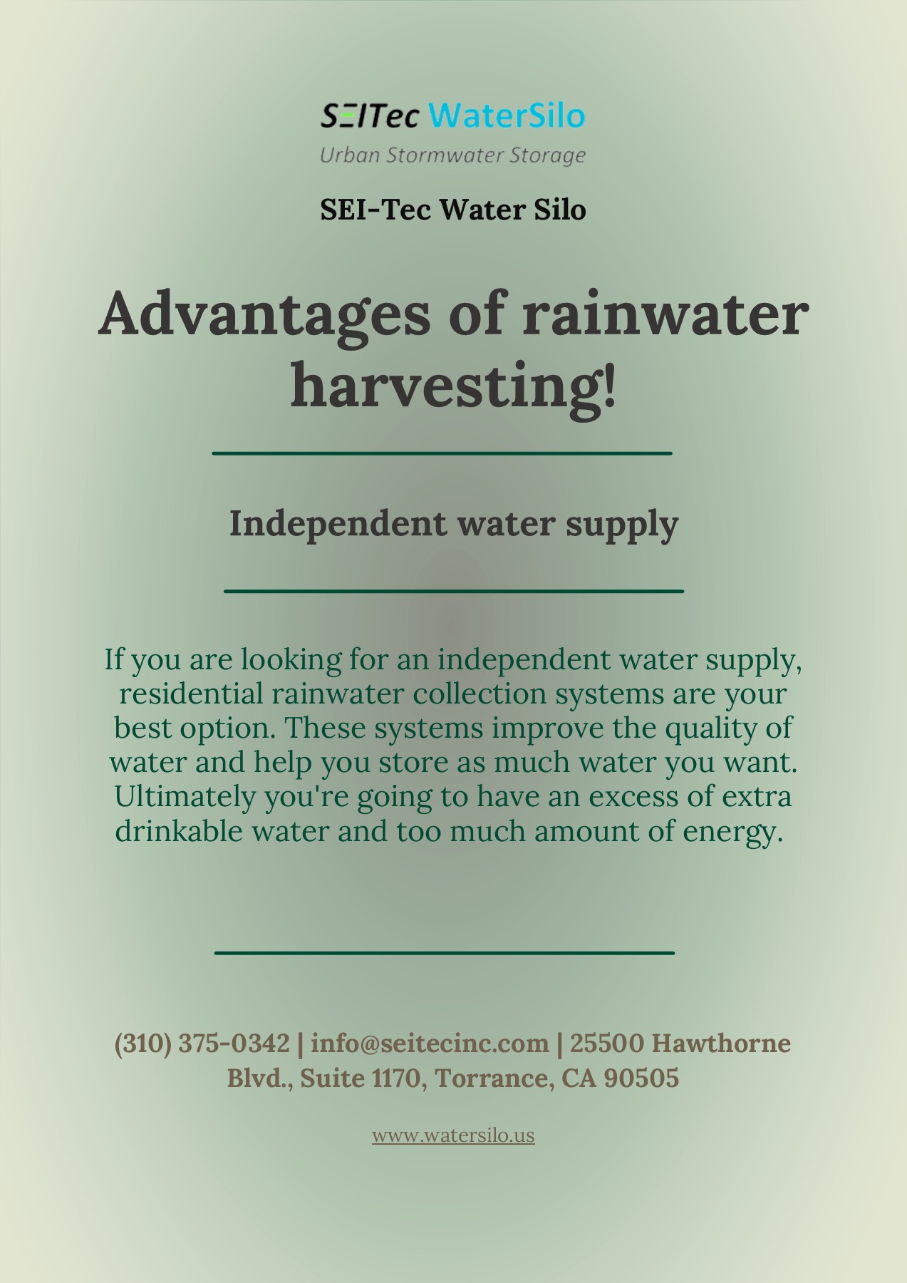 Significant Advantage of Rooftop Rainwater Harvesting System - Water ...
