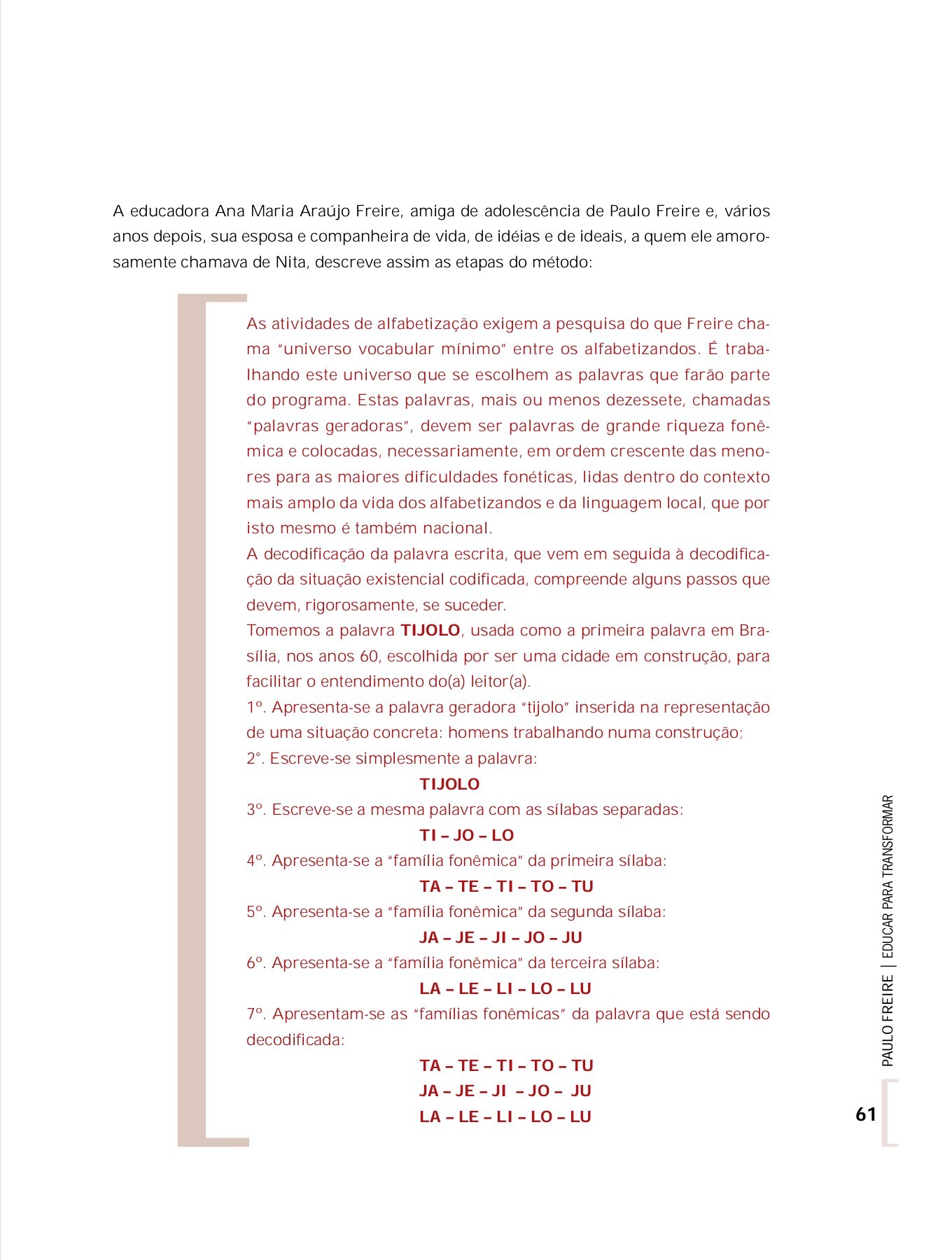 Educar para Transformar - contato - Página 62 | PDF Online | PubHTML5