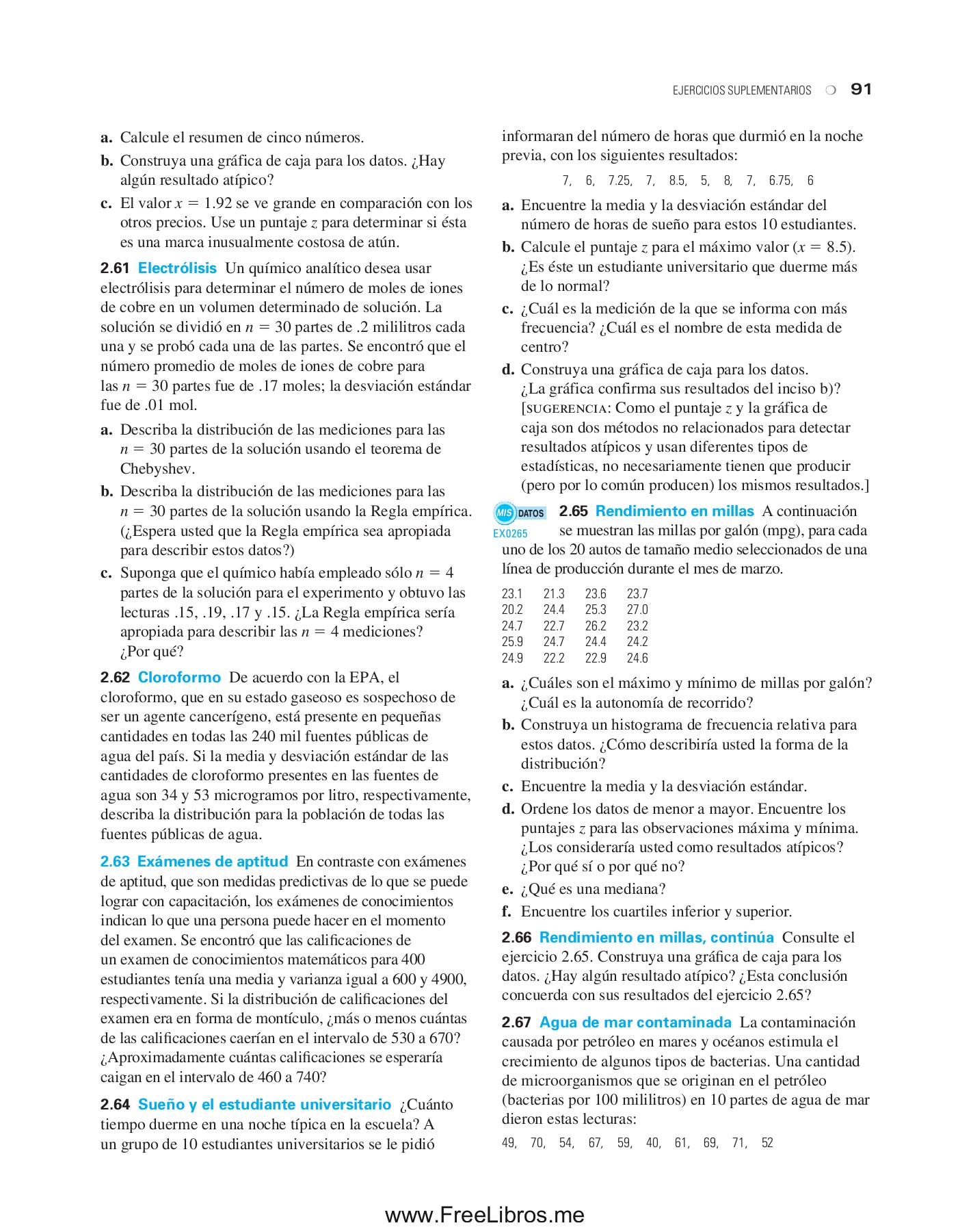 Mendenhall W. Beaver R., Beaver B., (2010), Introducción a la ...